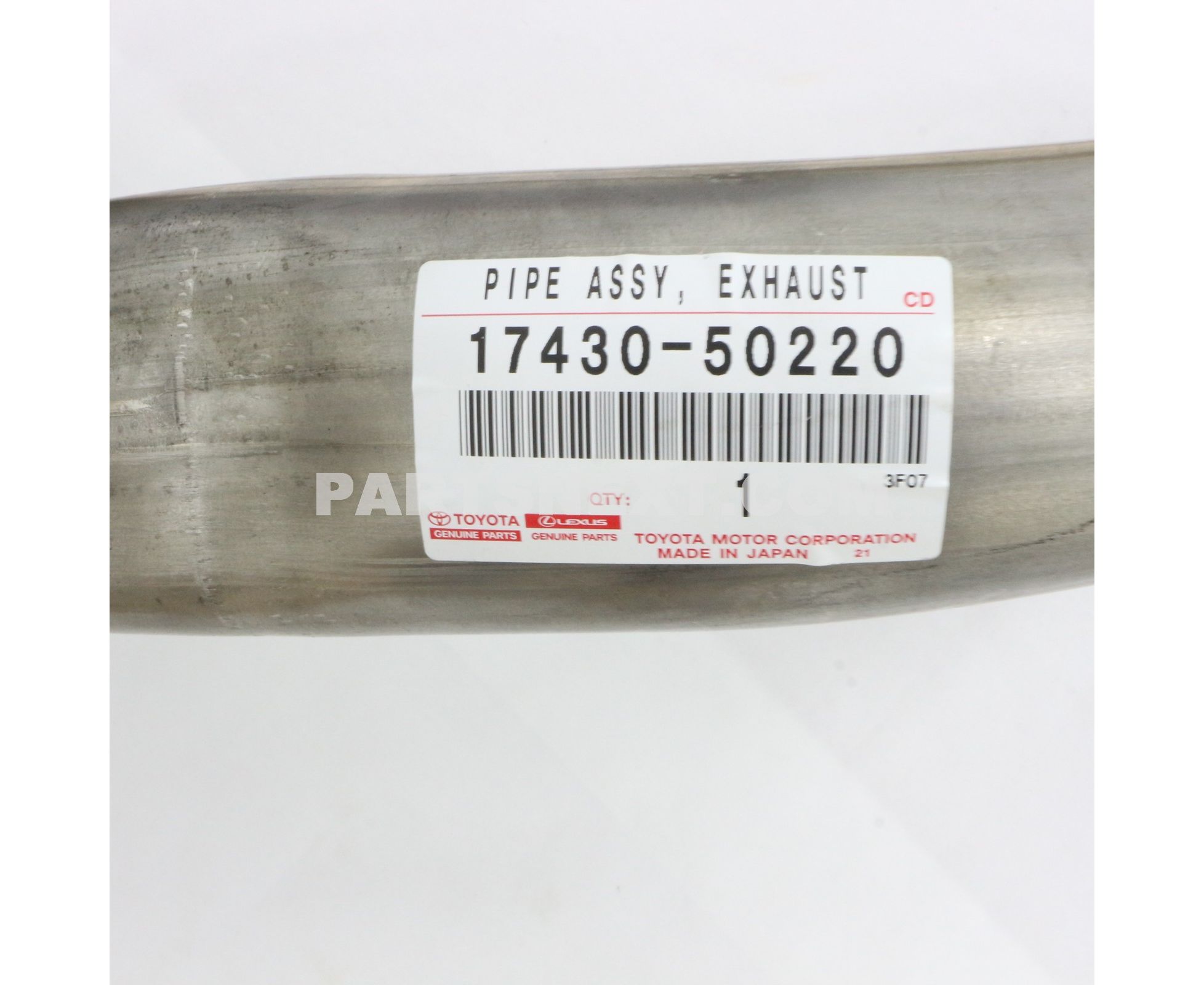 Toyota :: 17430-50220 PIPE ASSY, EXHAUST, TAIL