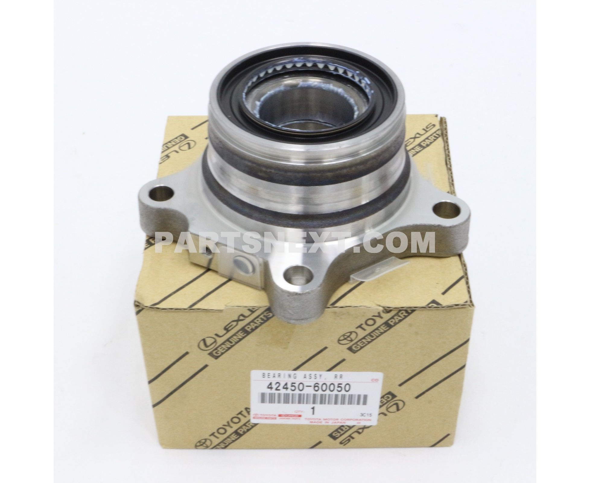 Toyota :: 42450-60050 HUB & BEARING ASSY, REAR AXLE, RH