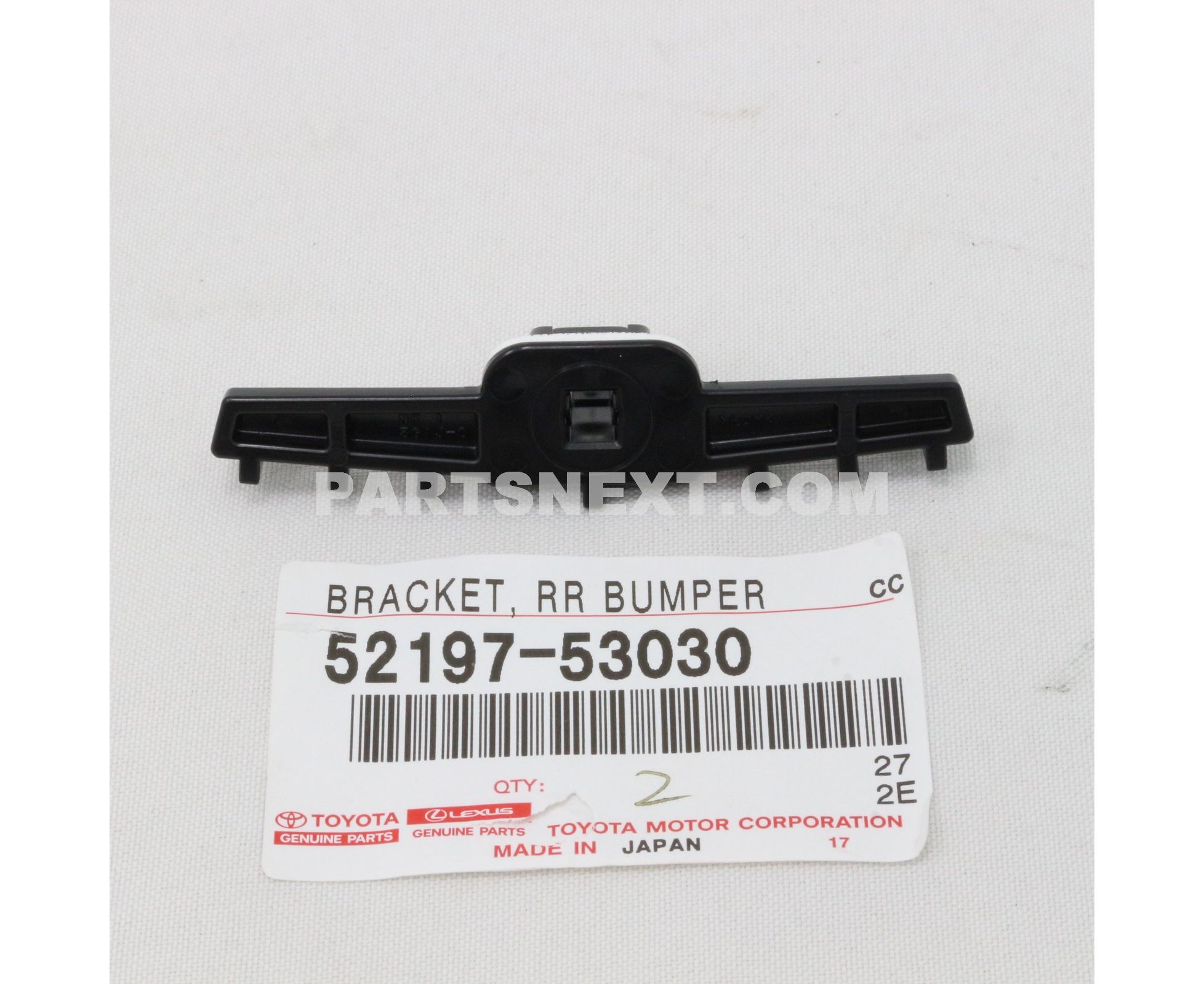Toyota :: 52197-53030 BRACKET, REAR BUMPER SEAL, RH/LH