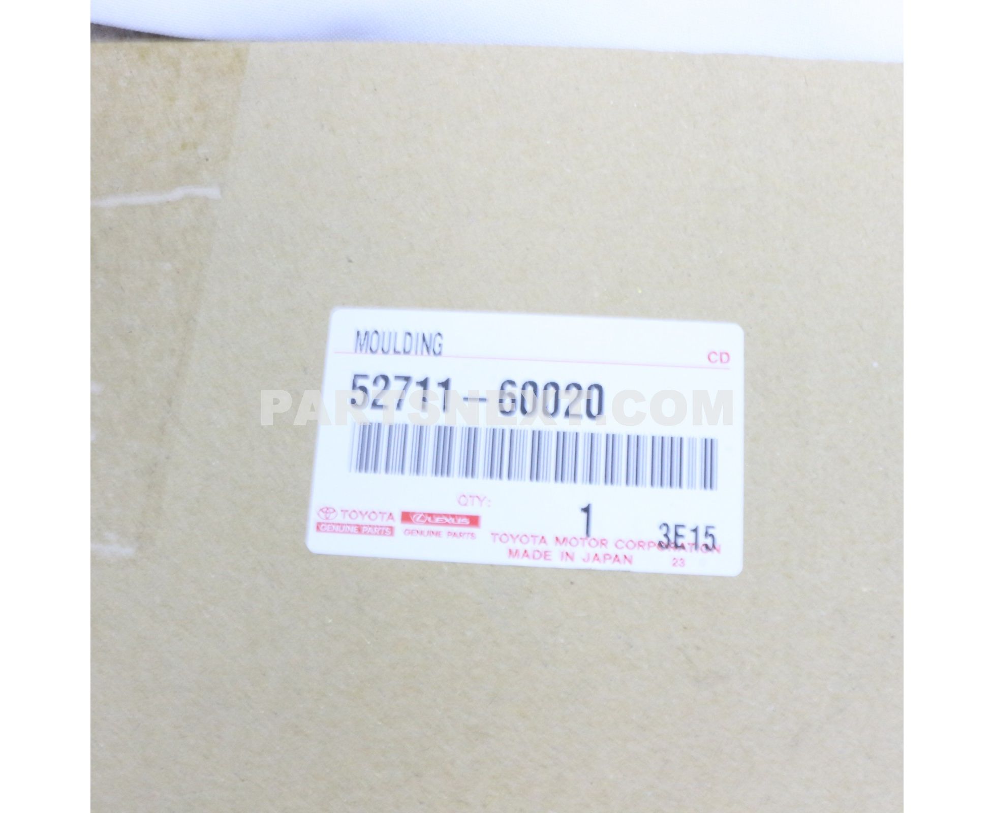 Toyota :: 52711-60020 MOULDING, FRONT BUMPER