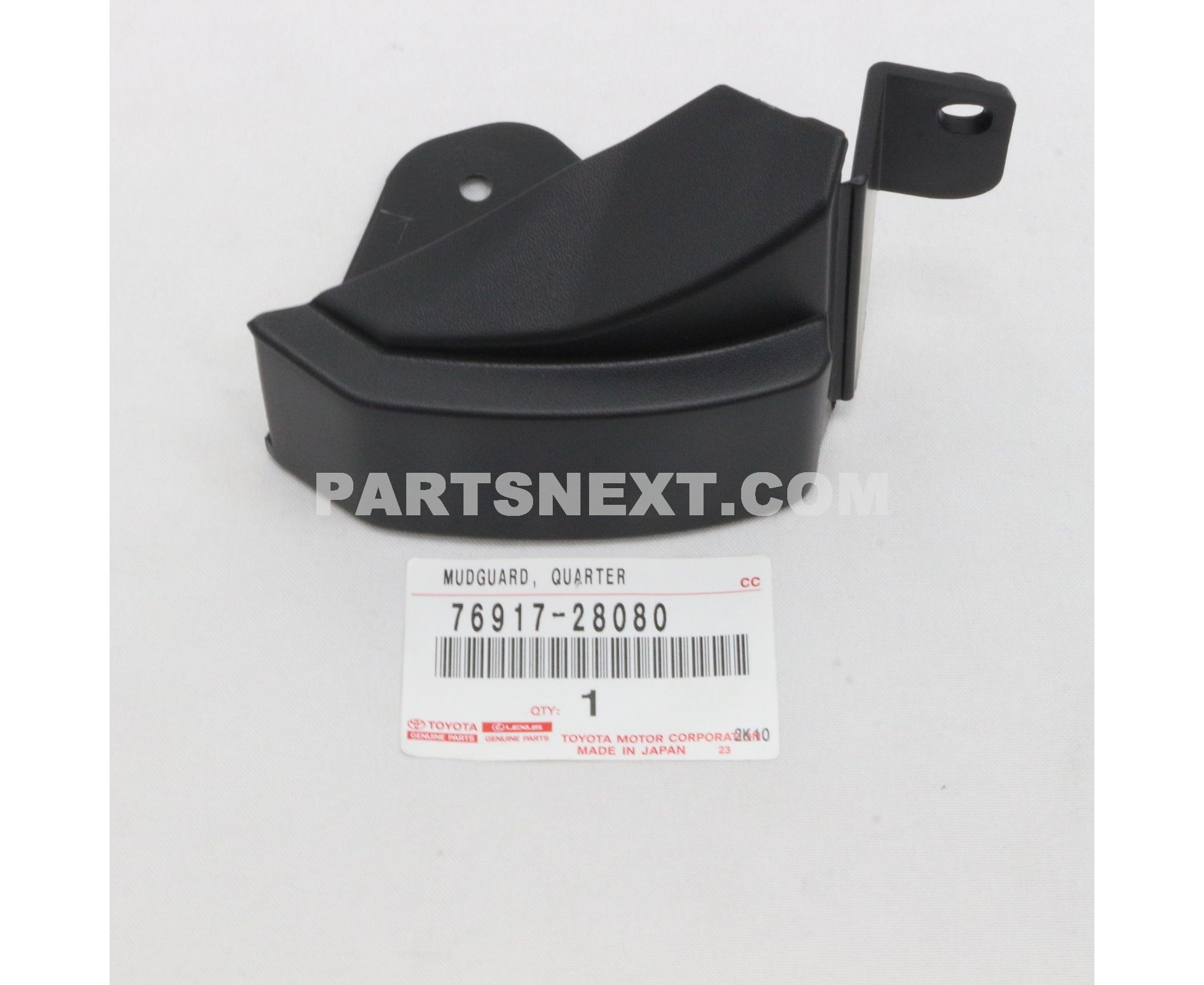 Toyota :: 76917-28080 MUDGUARD, QUARTER PANEL, RH