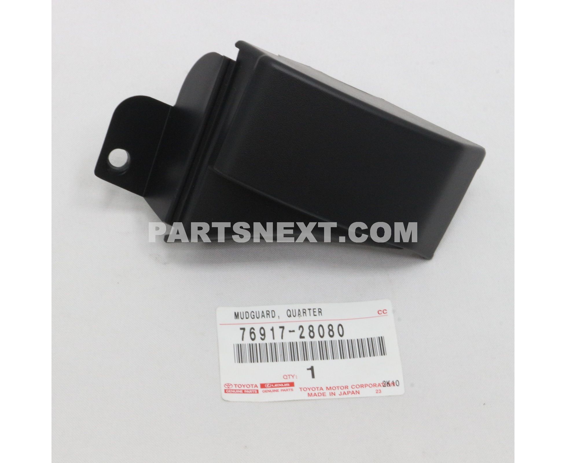 Toyota :: 76917-28080 MUDGUARD, QUARTER PANEL, RH