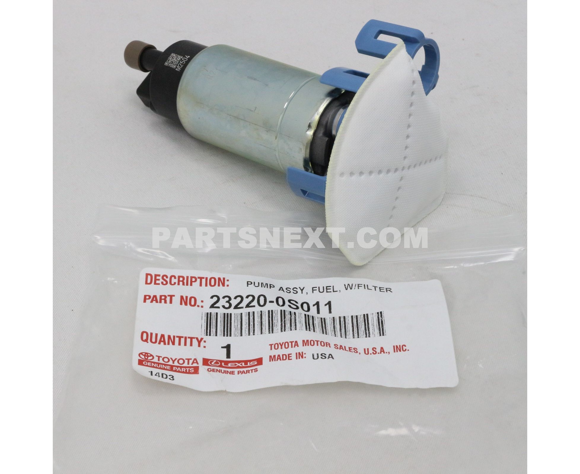 Toyota :: 23220-0S011 PUMP ASSY, FUEL W/FILTER
