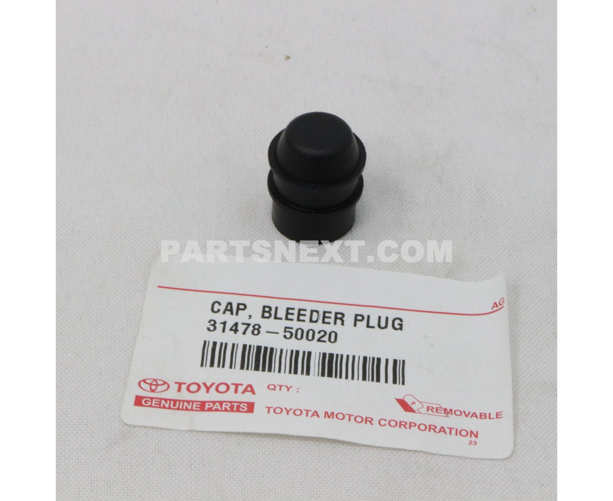 Toyota :: 31478-50020 CAP, BLEEDER PLUG(FOR FRONT DISC BRAKE)