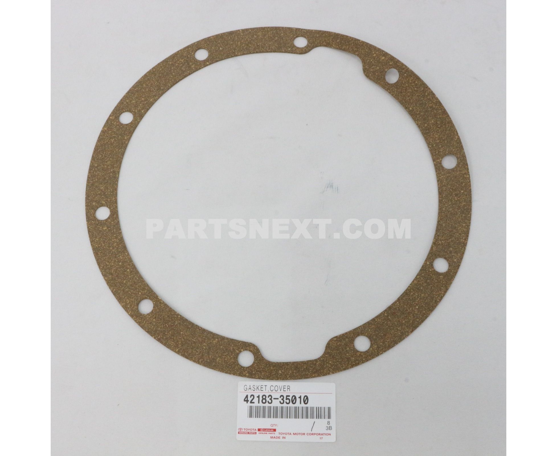 Toyota :: 42183-35010 GASKET, REAR AXLE HOUSING COVER