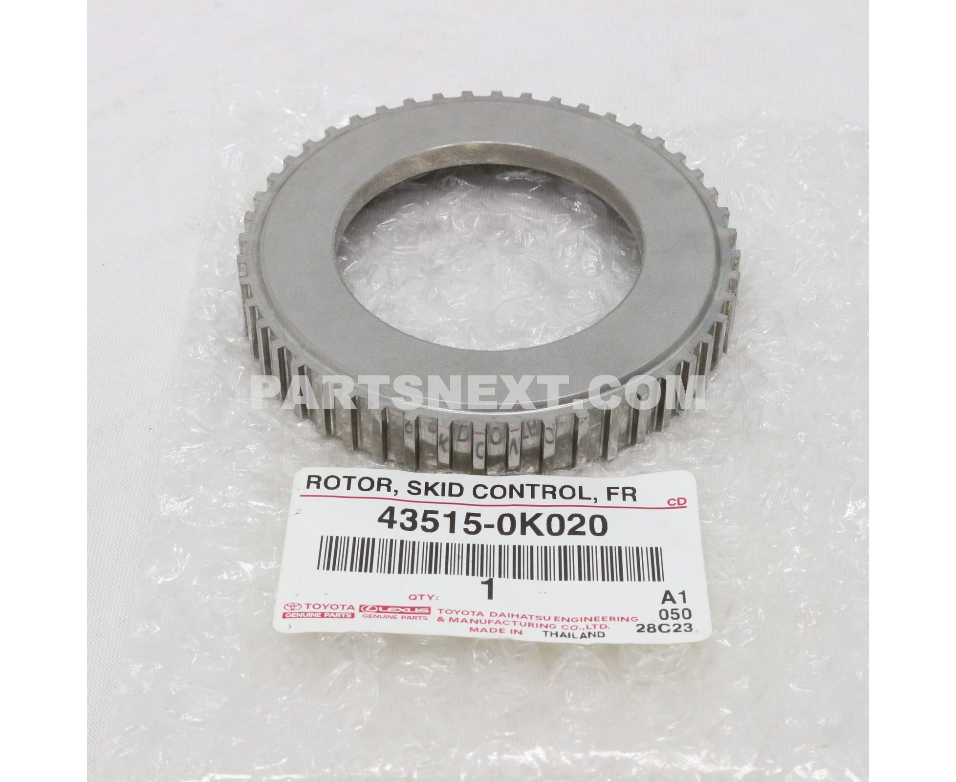 Toyota :: 43515-0K020 ROTOR, SKID CONTROL, FRONT