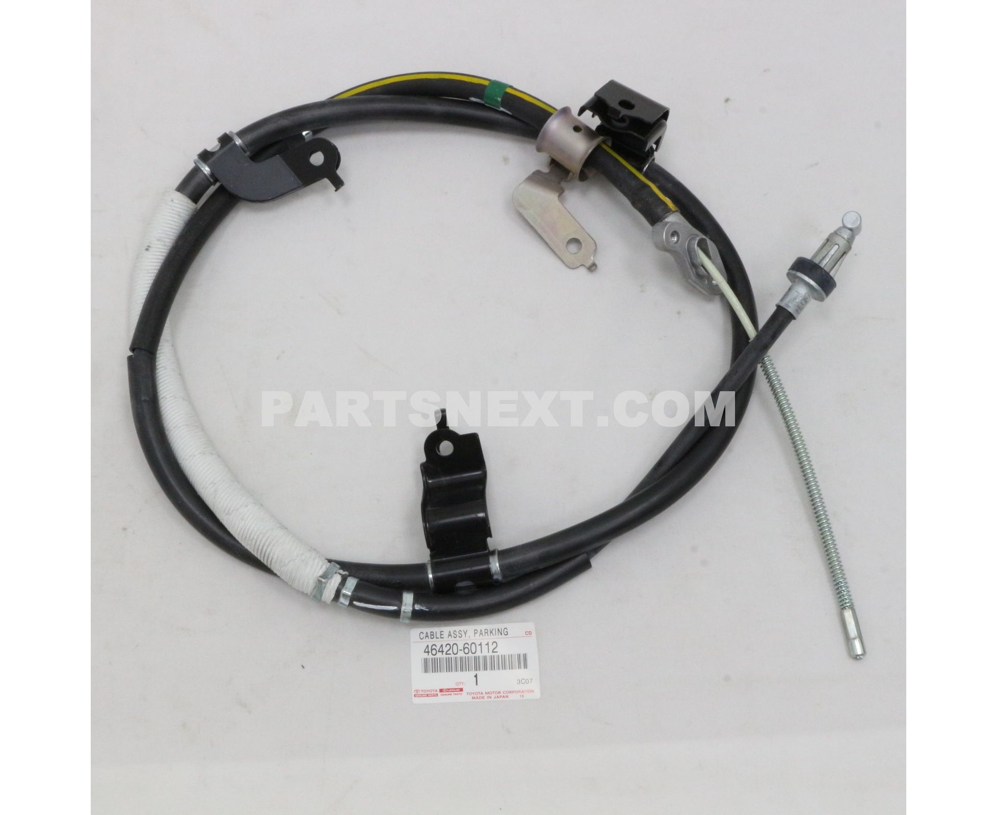Toyota :: 46420-60112 CABLE ASSY, PARKING BRAKE, NO.2