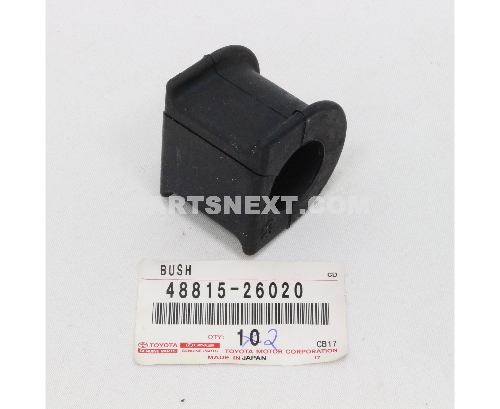 Toyota :: 48815-26020 BUSH, FRONT STABILIZER BAR, NO.1