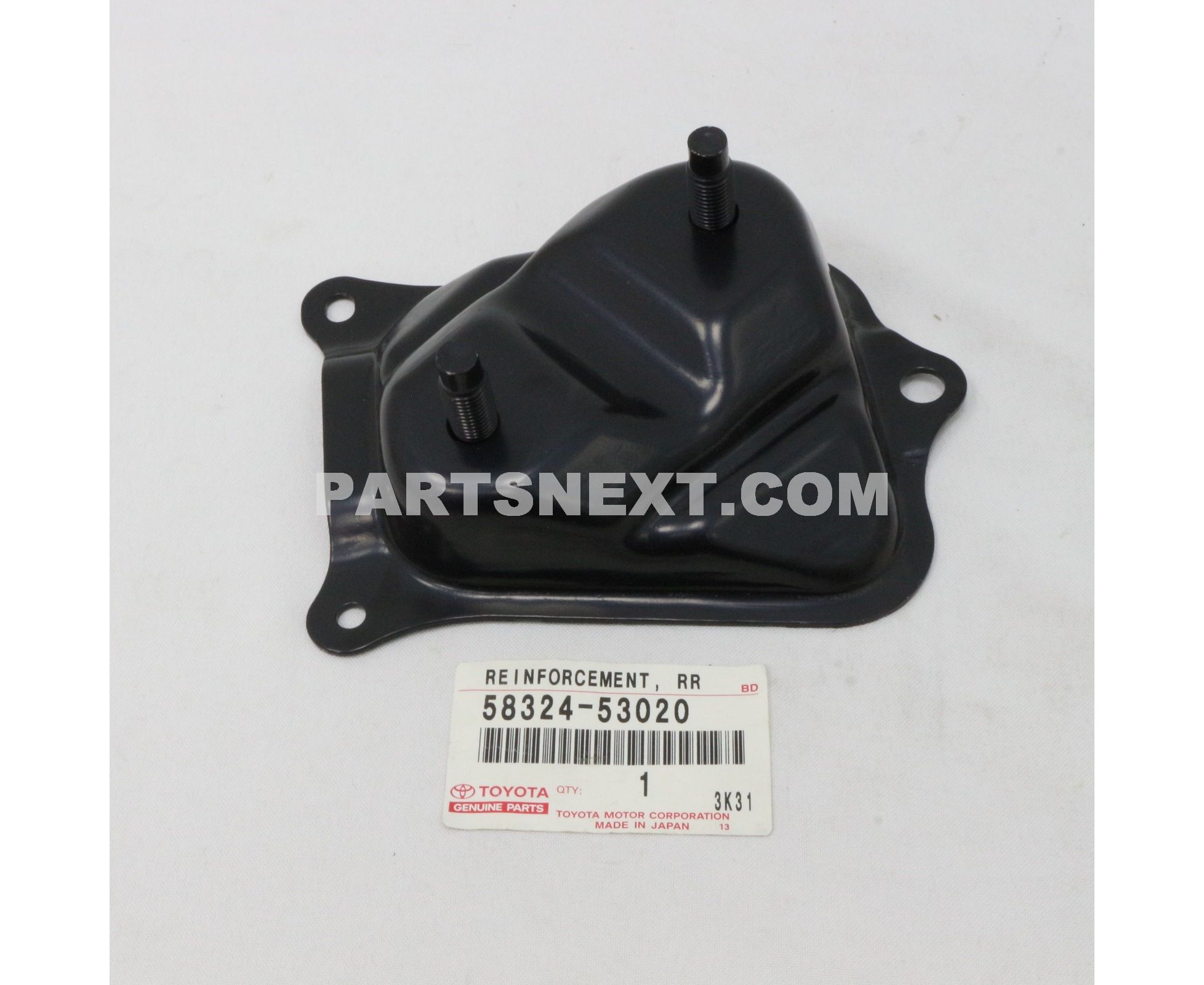 Toyota :: 58324-53020 REINFORCEMENT, REAR BUMPER ARM SUPPORT, LH