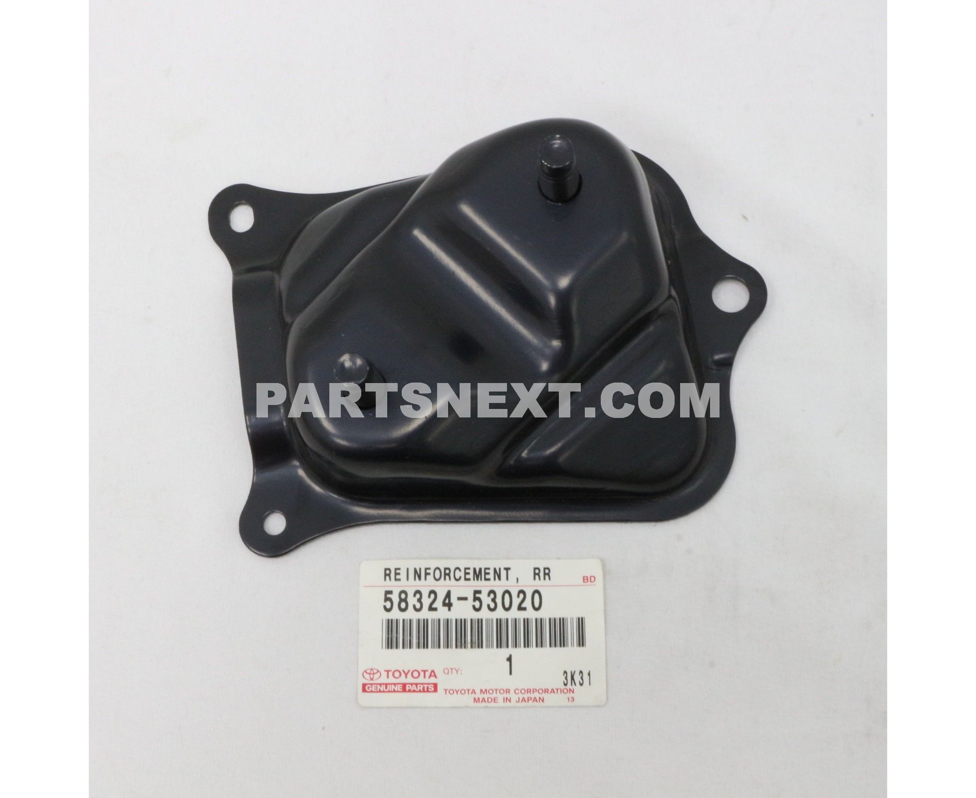 Toyota :: 58324-53020 REINFORCEMENT, REAR BUMPER ARM SUPPORT, LH