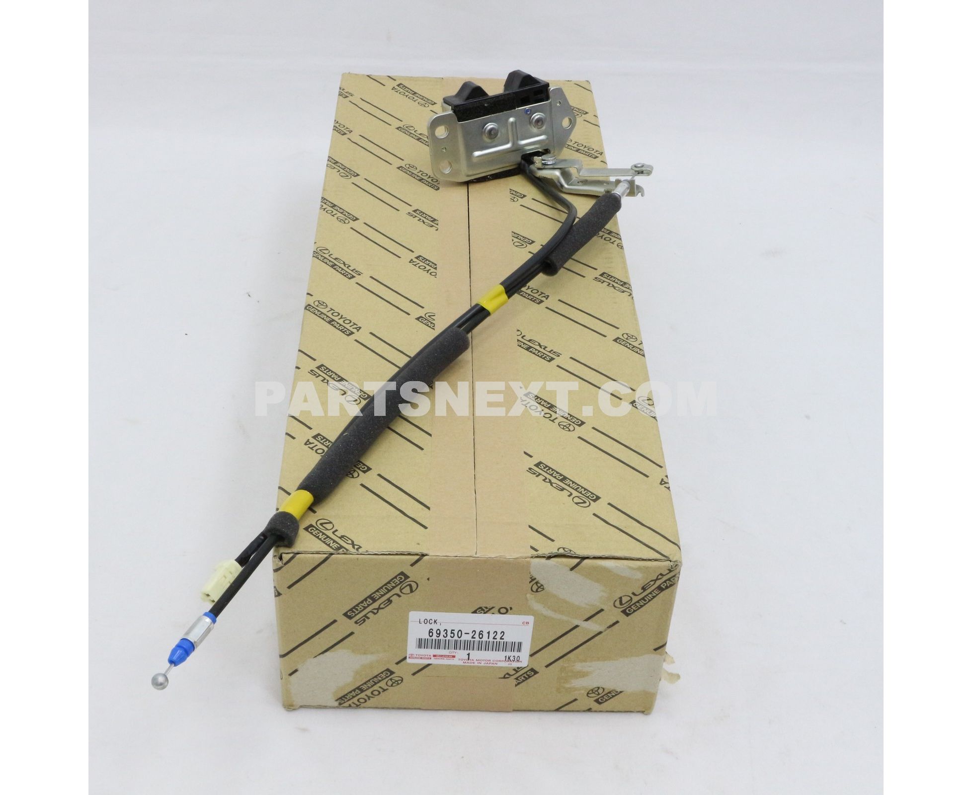 Toyota :: 69350-26122 LOCK ASSY BACK DOOR