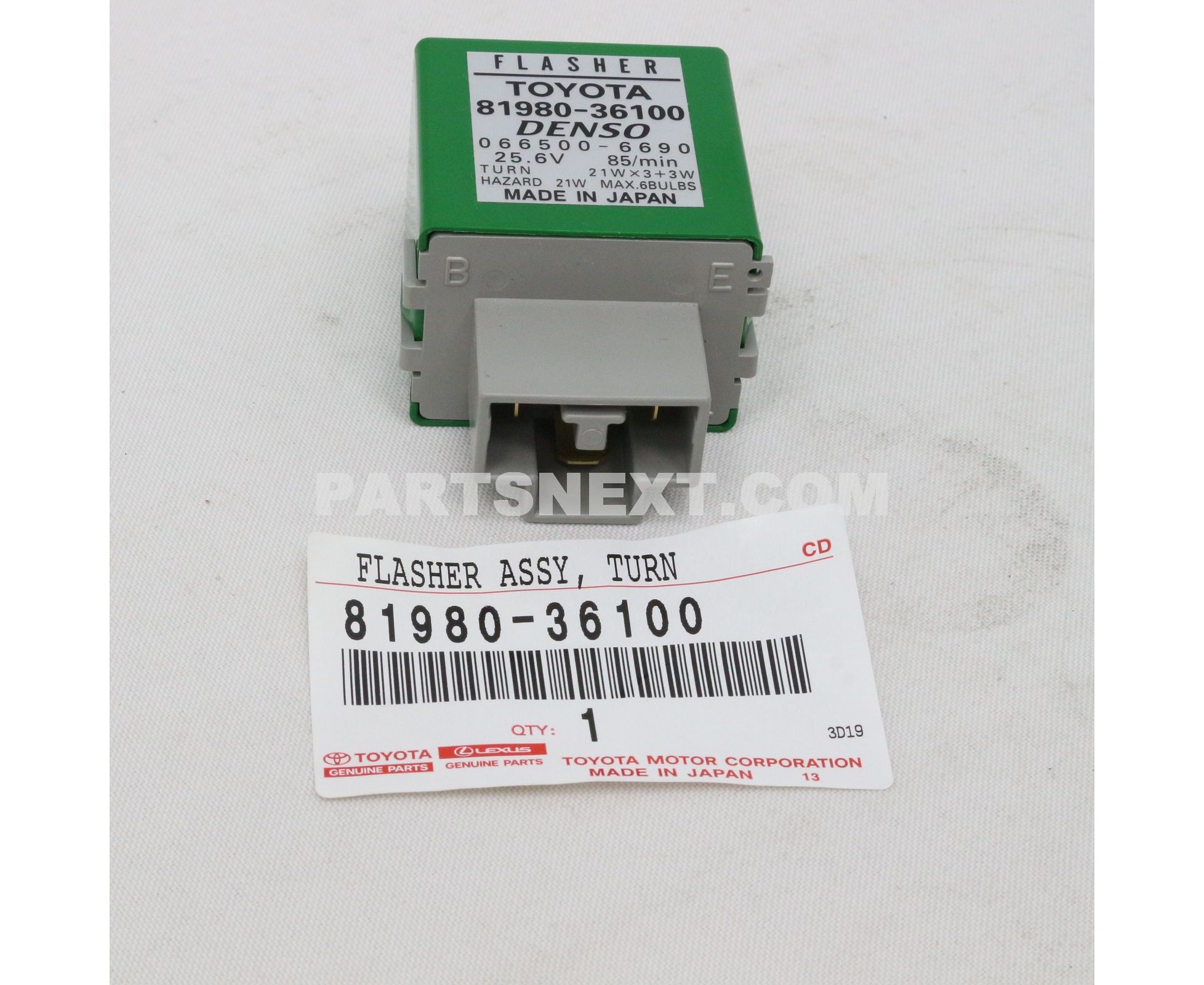 Toyota :: 81980-36100 FLASHER ASSY, TURN SIGNAL