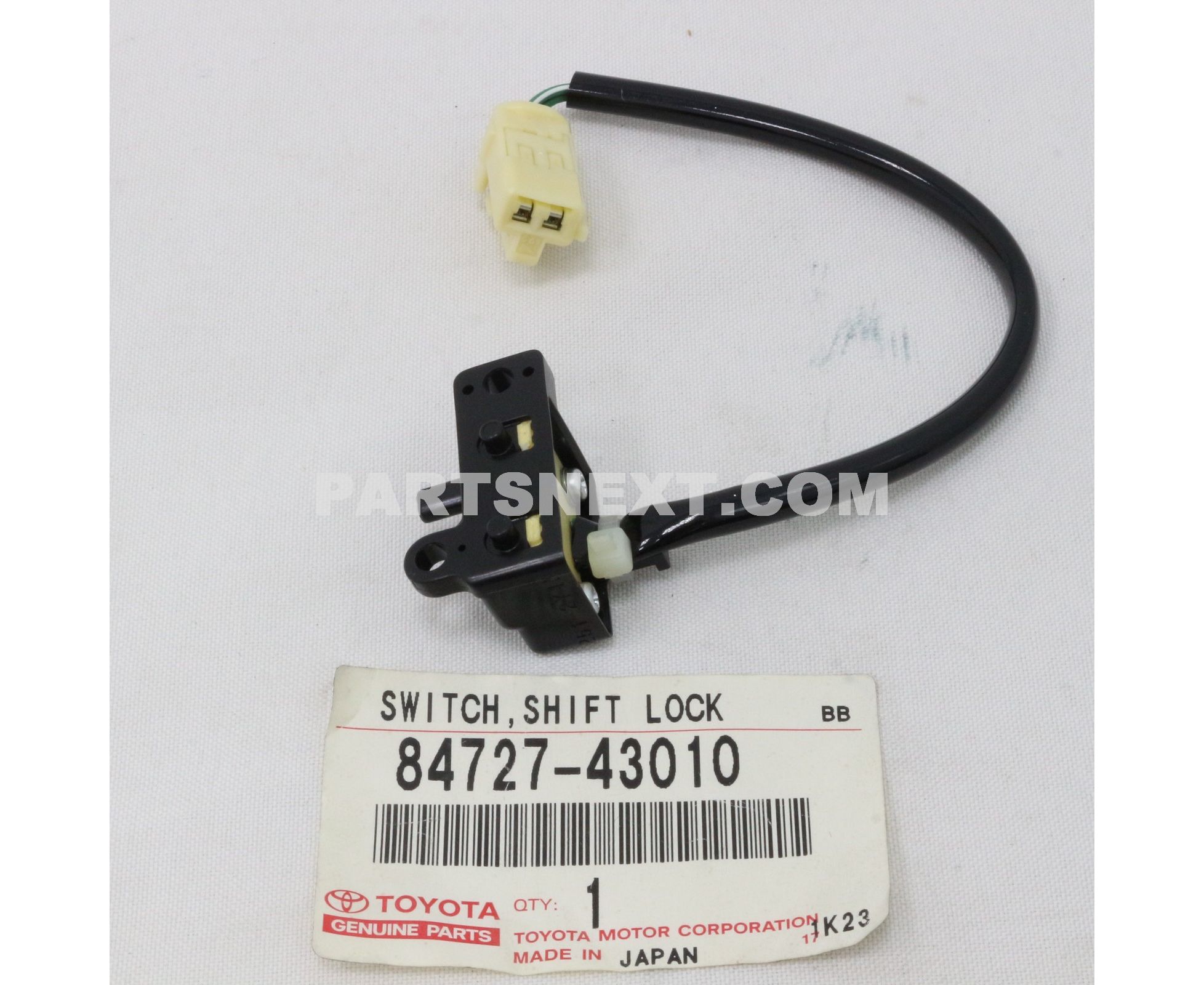 Toyota :: 84727-43010 SWITCH, SHIFT LOCK CONTROL