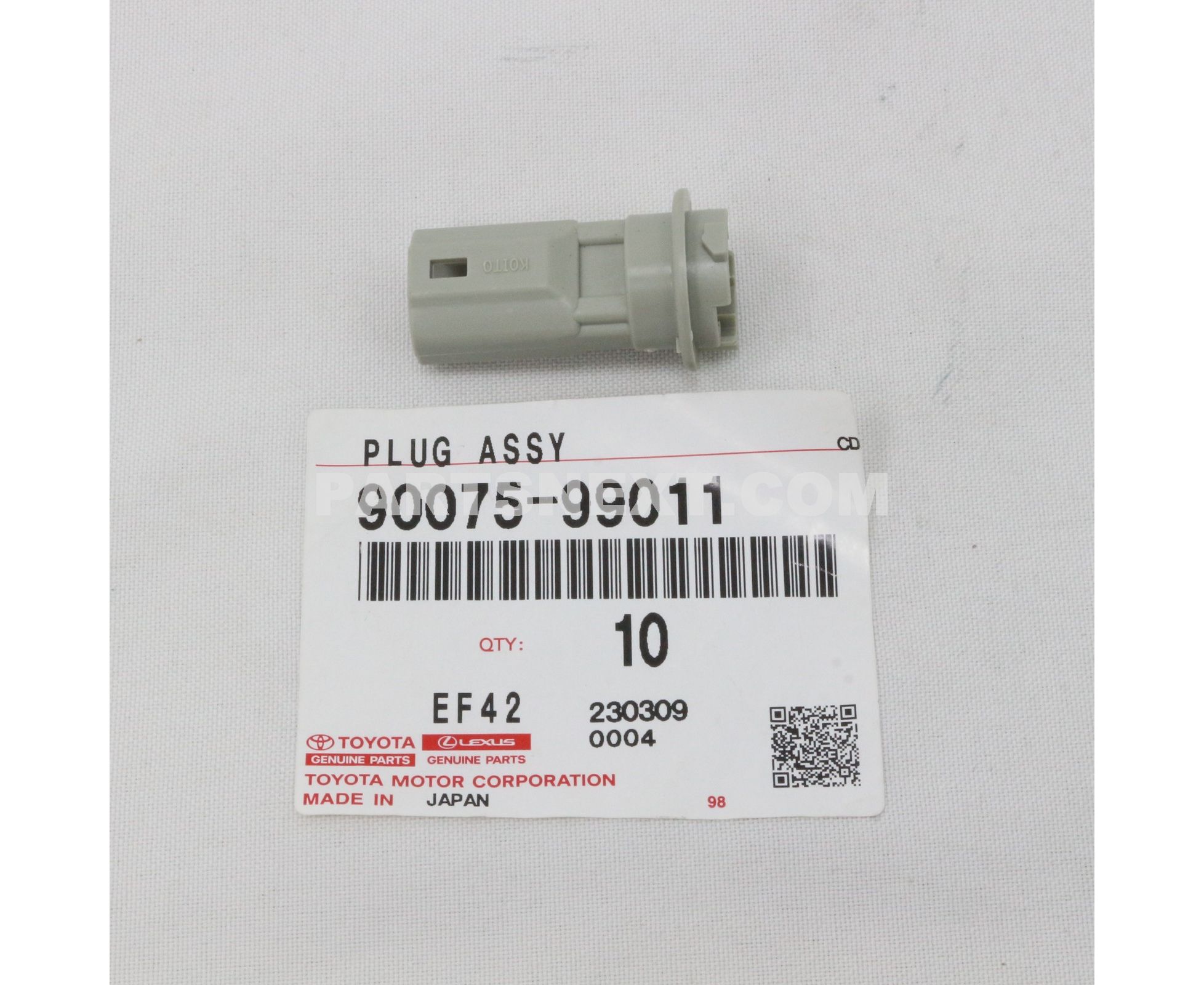 Toyota :: 90075-99011 SOCKET & WIRE SUB-ASSY, REAR SIDE MARKER LAMP