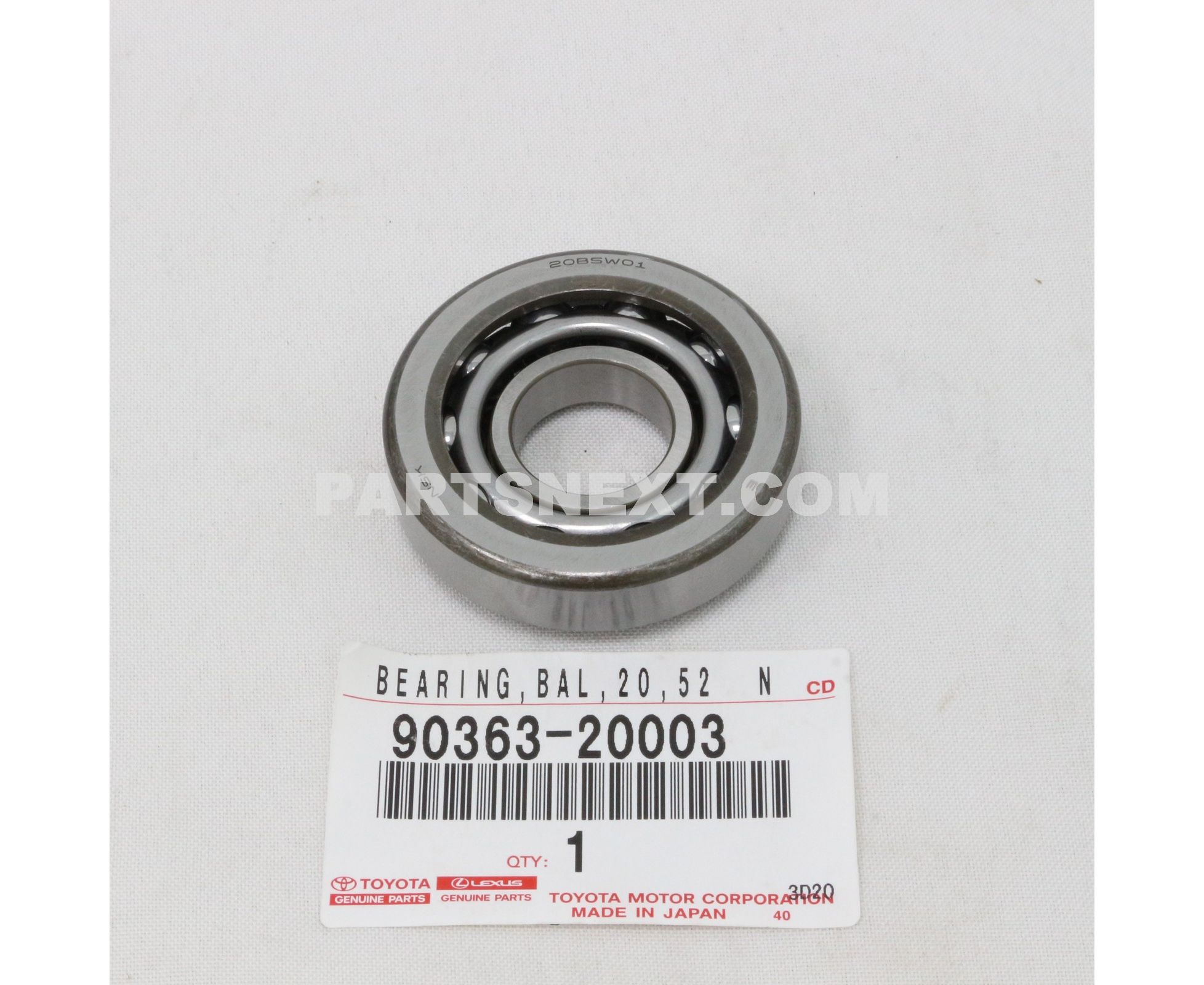 Toyota :: 90363-20003 BEARING(FOR STEERING WORM)