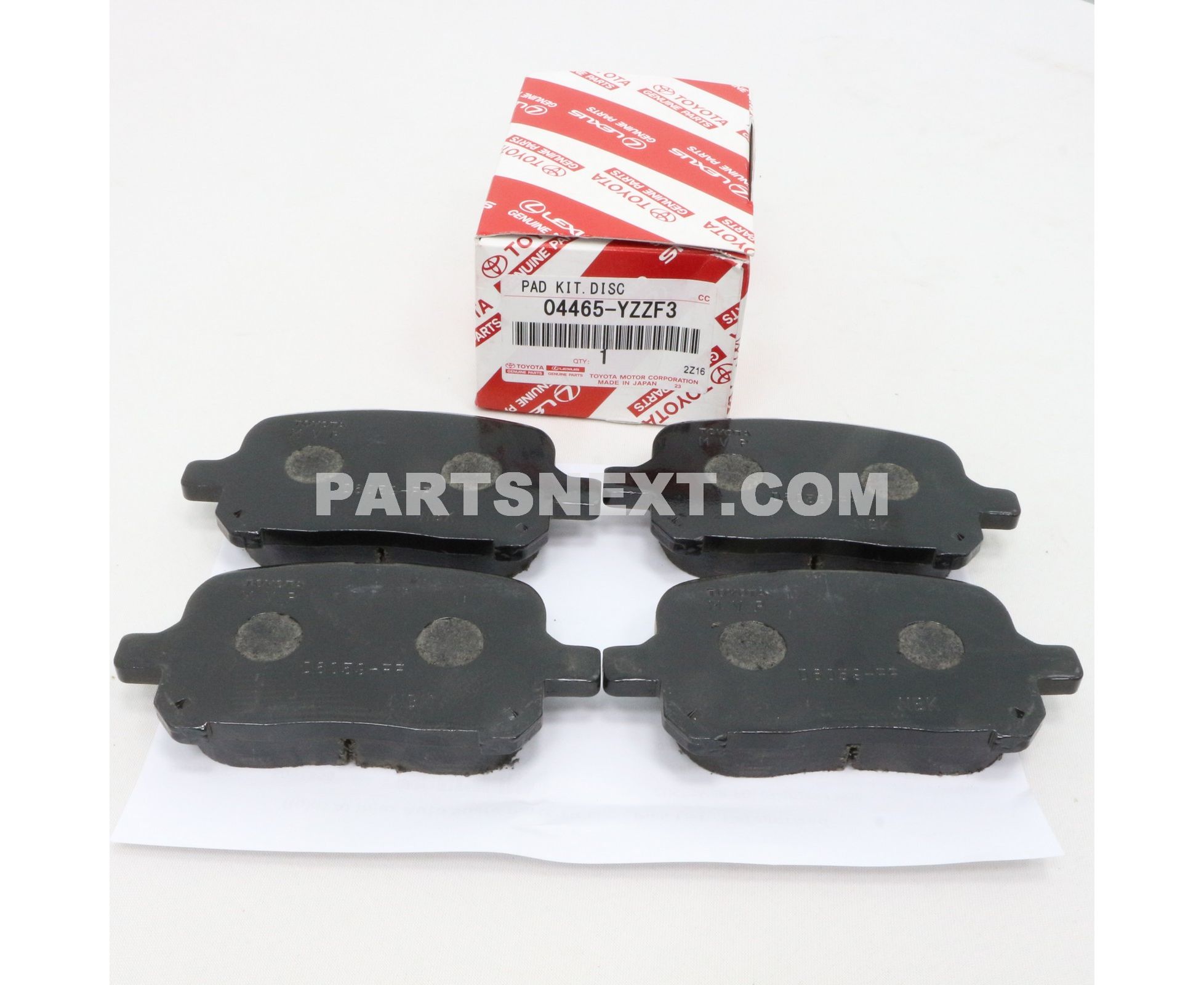 Toyota :: 04465-YZZF3 BRAKE PAD KIT