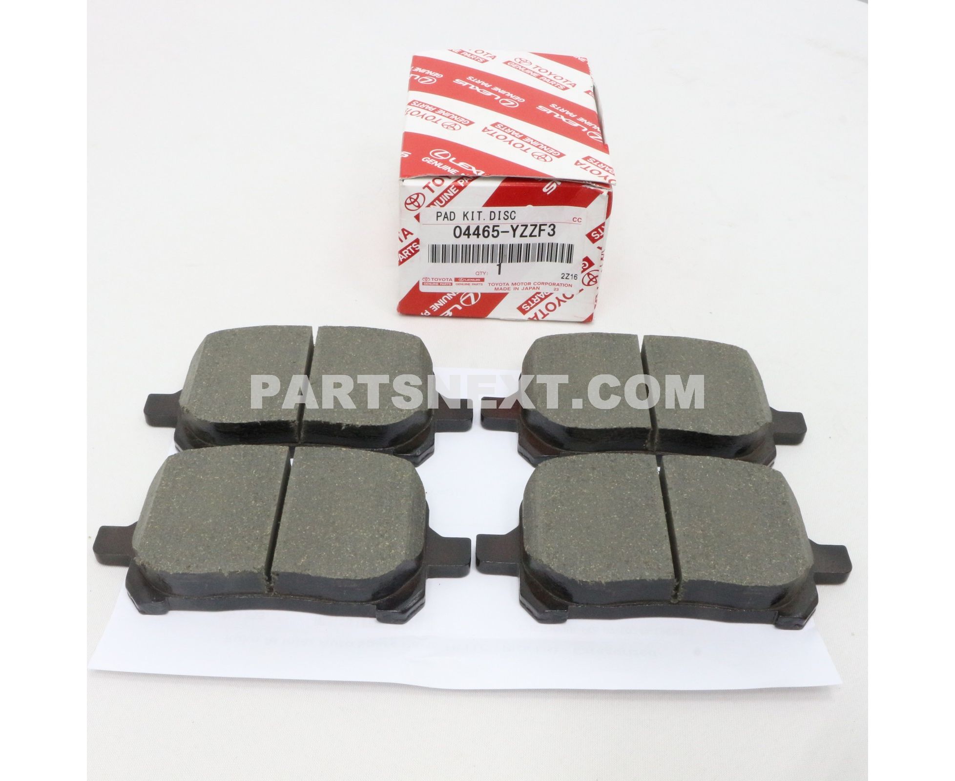 Toyota :: 04465-YZZF3 BRAKE PAD KIT