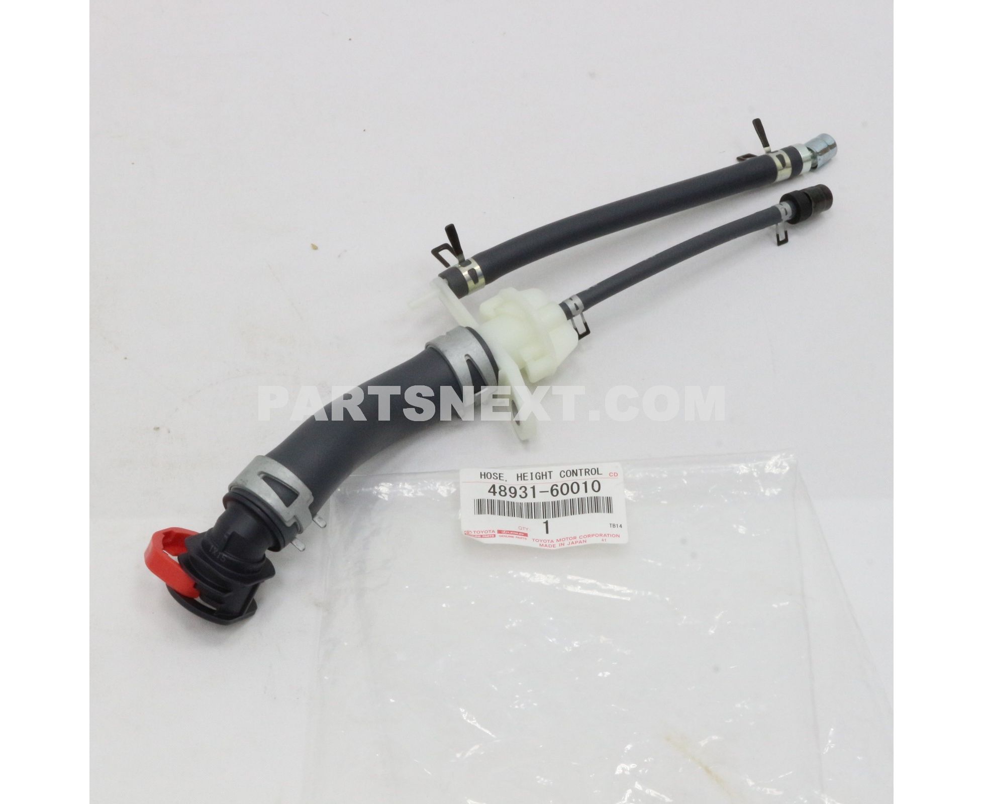 Toyota :: 48931-60010 HOSE, HEIGHT CONTROL CAP TO RESERVOIR