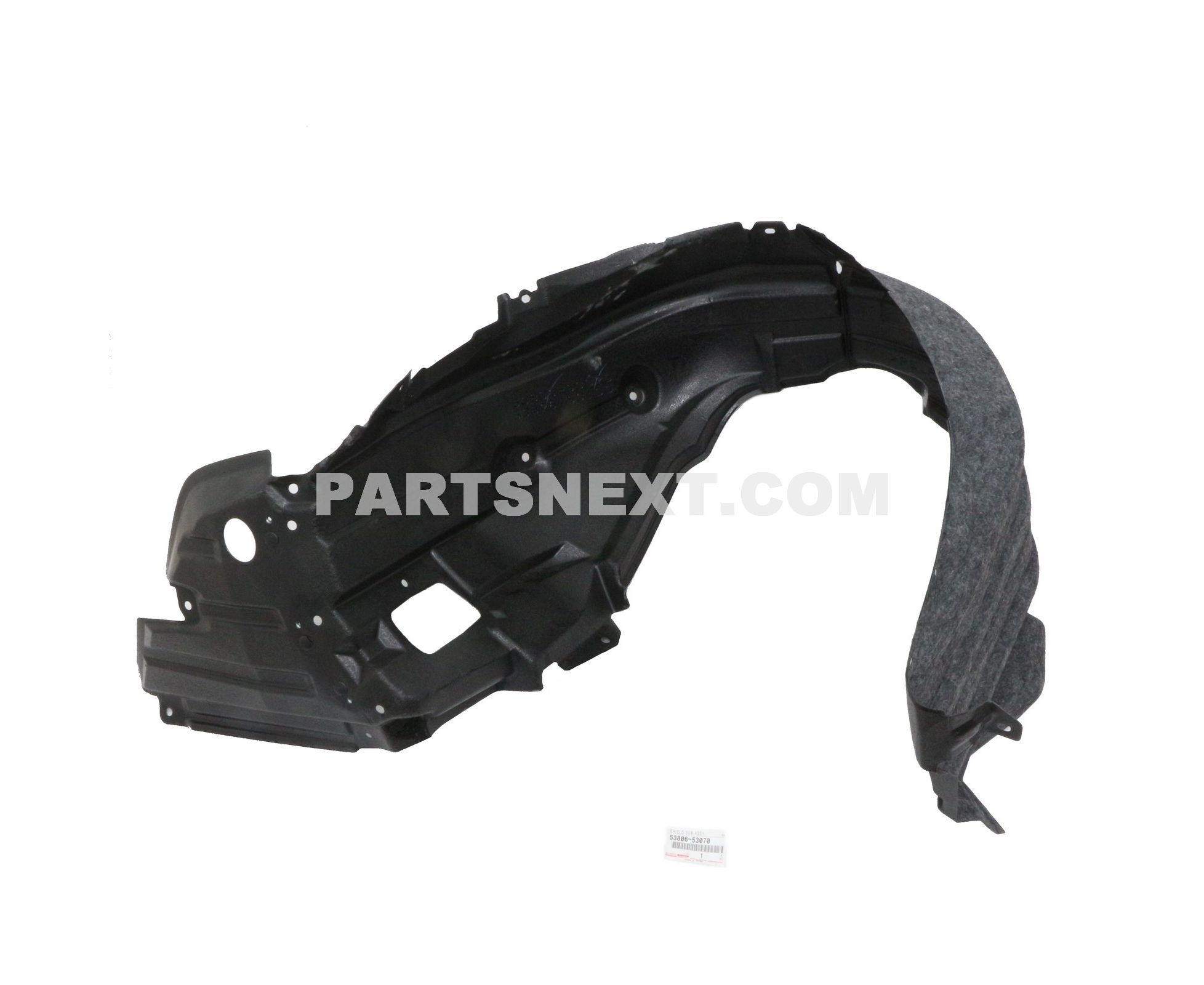 Toyota :: 53806-53070 LINER, FRONT FENDER, LH