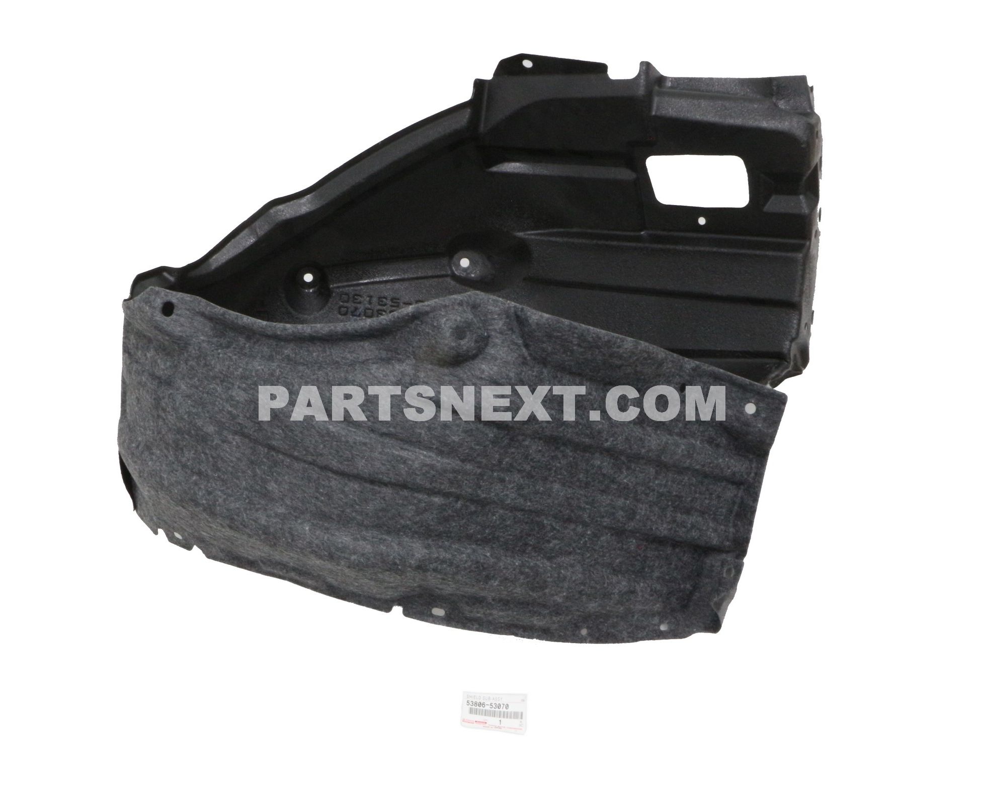 Toyota :: 53806-53070 LINER, FRONT FENDER, LH