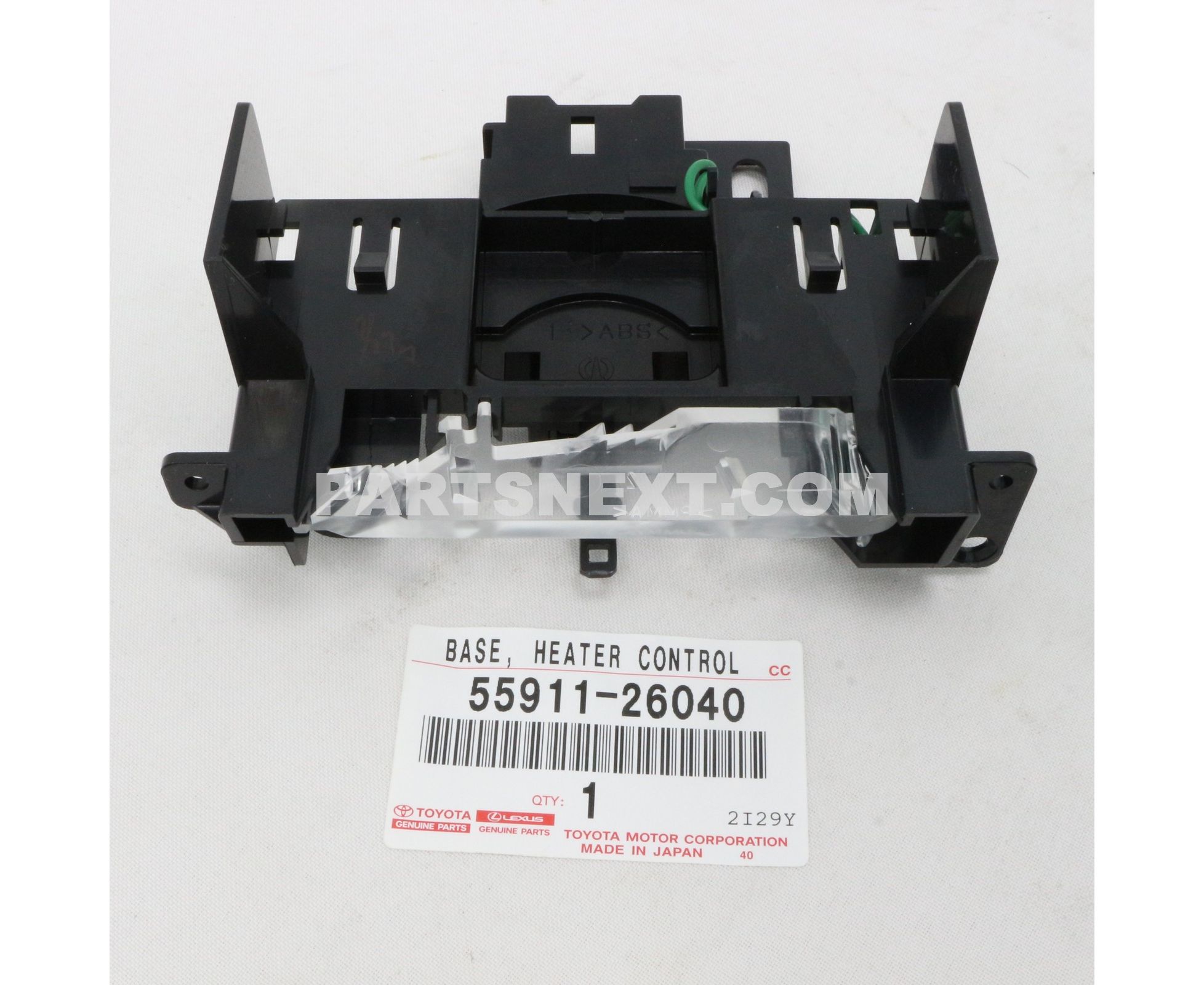 Toyota :: 55911-26040 BASE, HEATER CONTROL