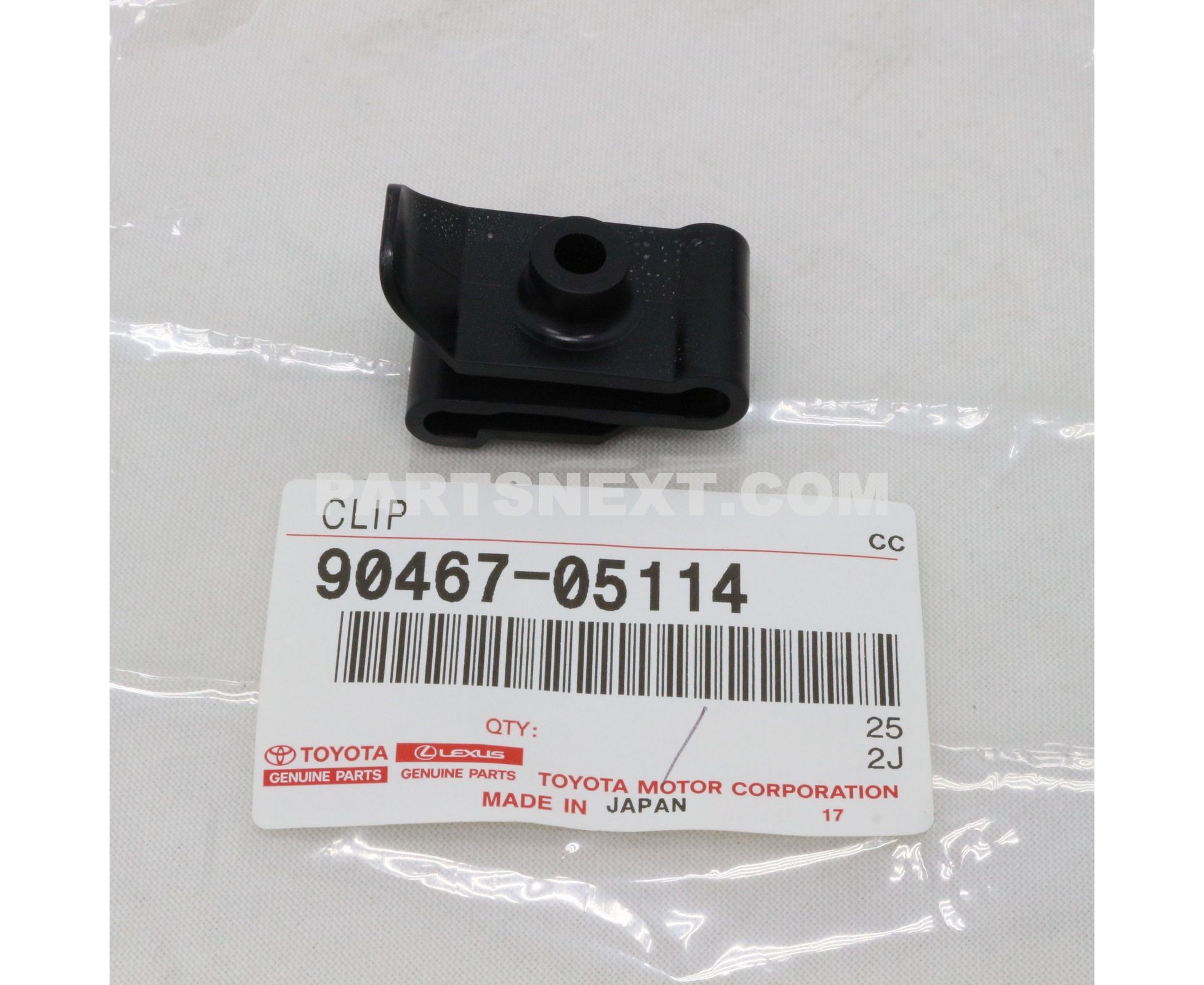 Toyota :: 90467-05114 CLIP(FOR FRONT BUMPER RETAINER)