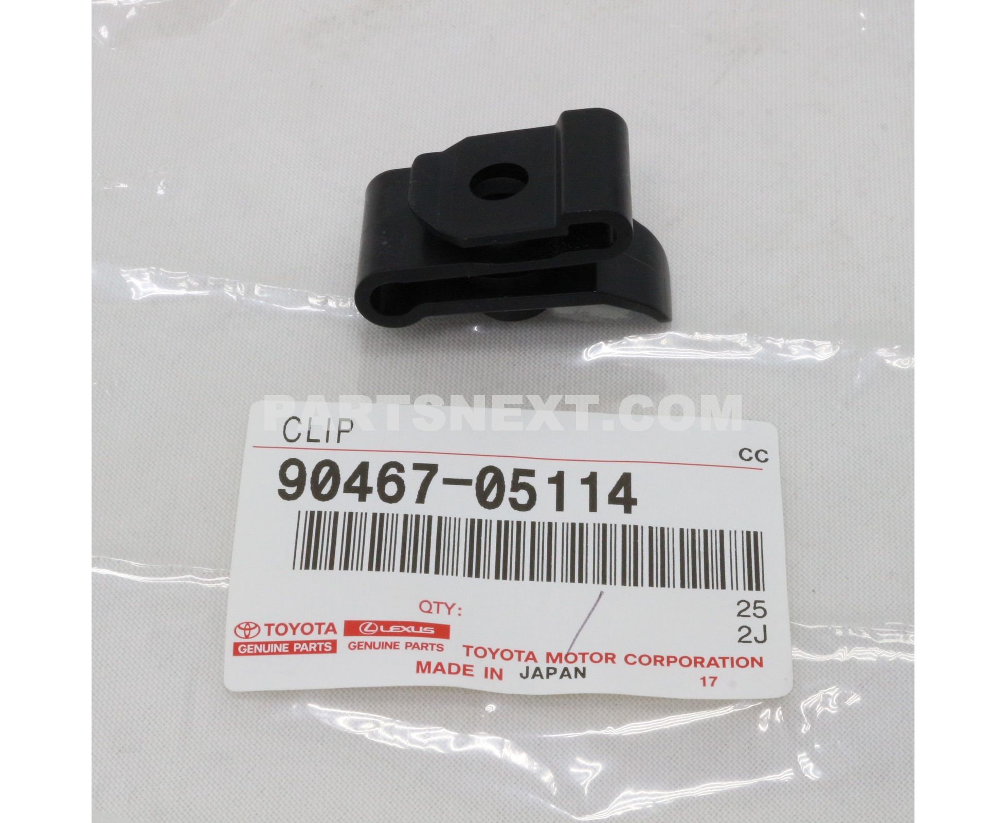 Toyota :: 90467-05114 CLIP(FOR FRONT BUMPER RETAINER)