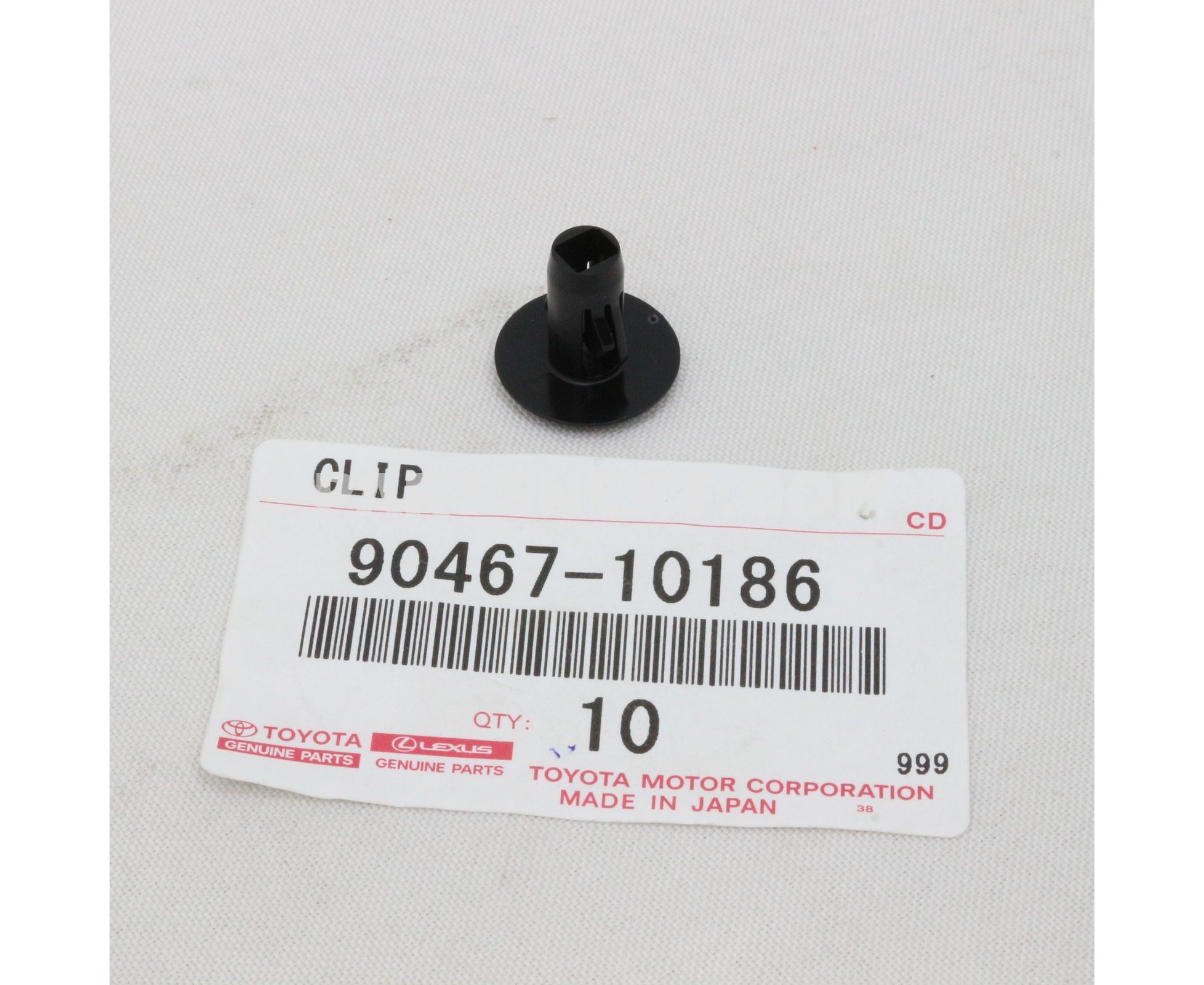 Toyota :: 90467-10186 CLIP(FOR FRONT FENDER APRON SEAL)