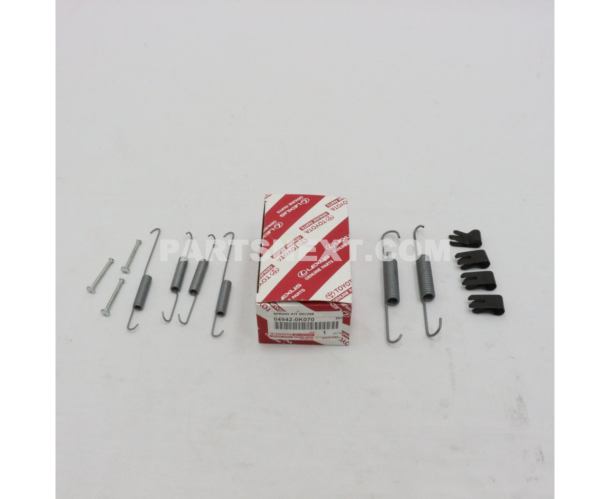 Toyota :: 04942-0K070 SPRING KIT, REAR BRAKE