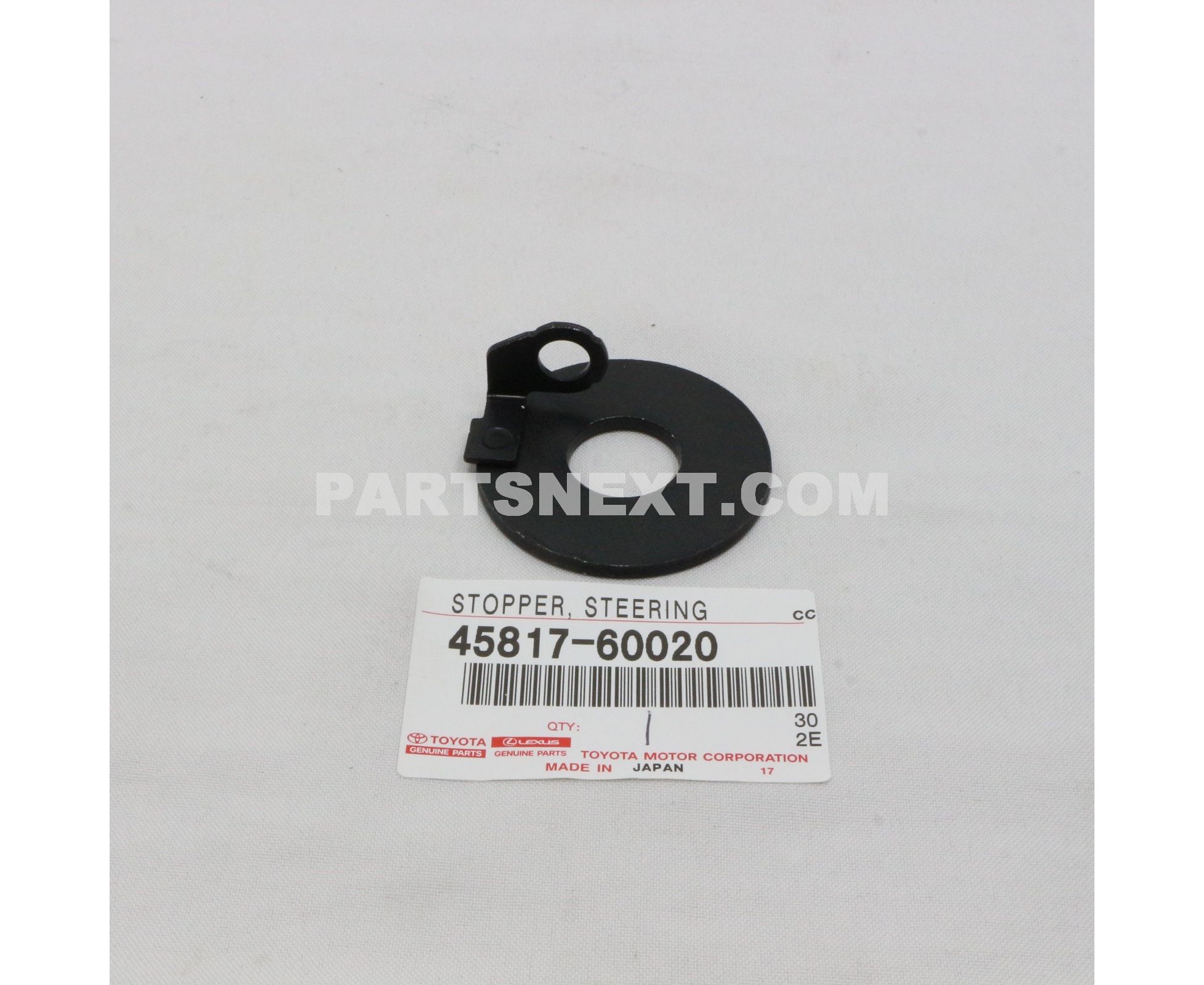 Toyota :: 45817-60020 STOPPER, STEERING SHAFT THRUST