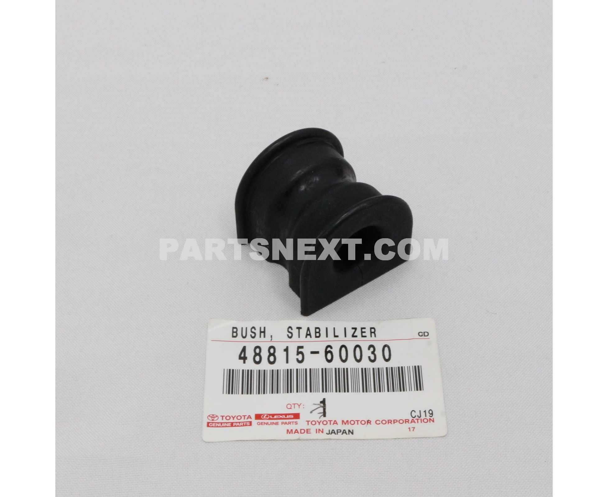 Toyota :: 48815-60030 BUSH, FRONT STABILIZER BAR, NO.2