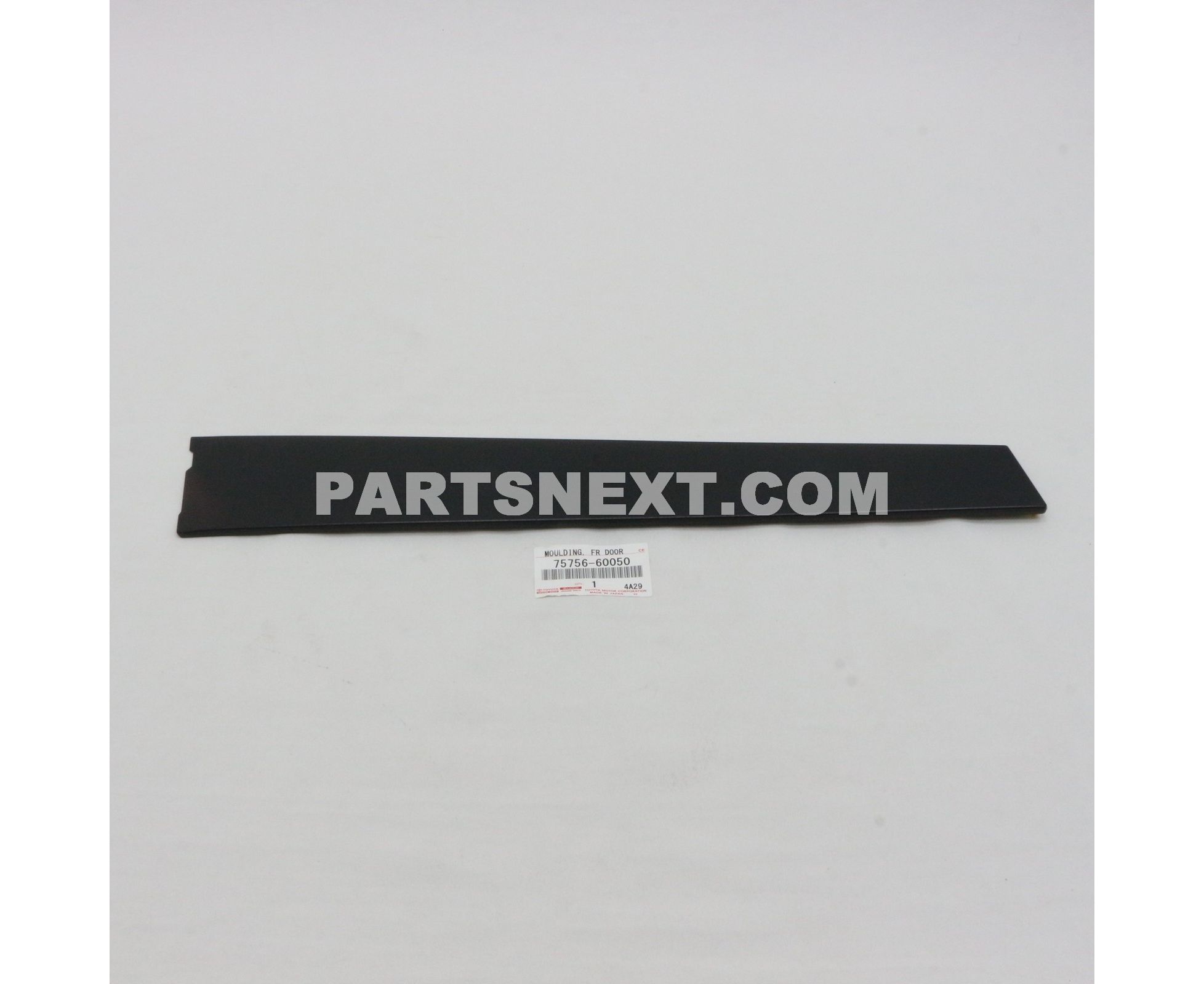 Toyota :: 75756-60050 MOULDING, FRONT DOOR WINDOW FRAME, REAR LH