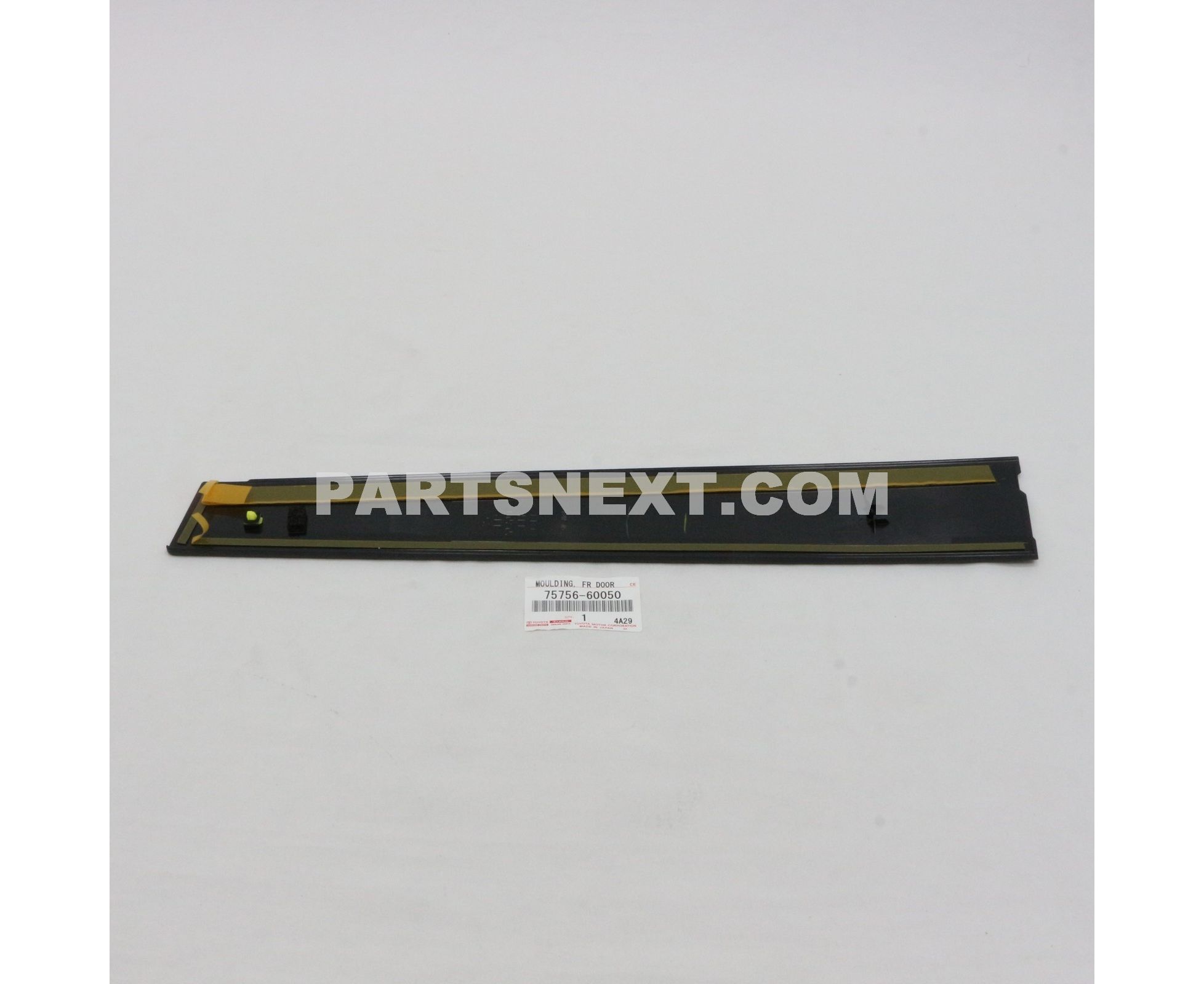 Toyota :: 75756-60050 MOULDING, FRONT DOOR WINDOW FRAME, REAR LH