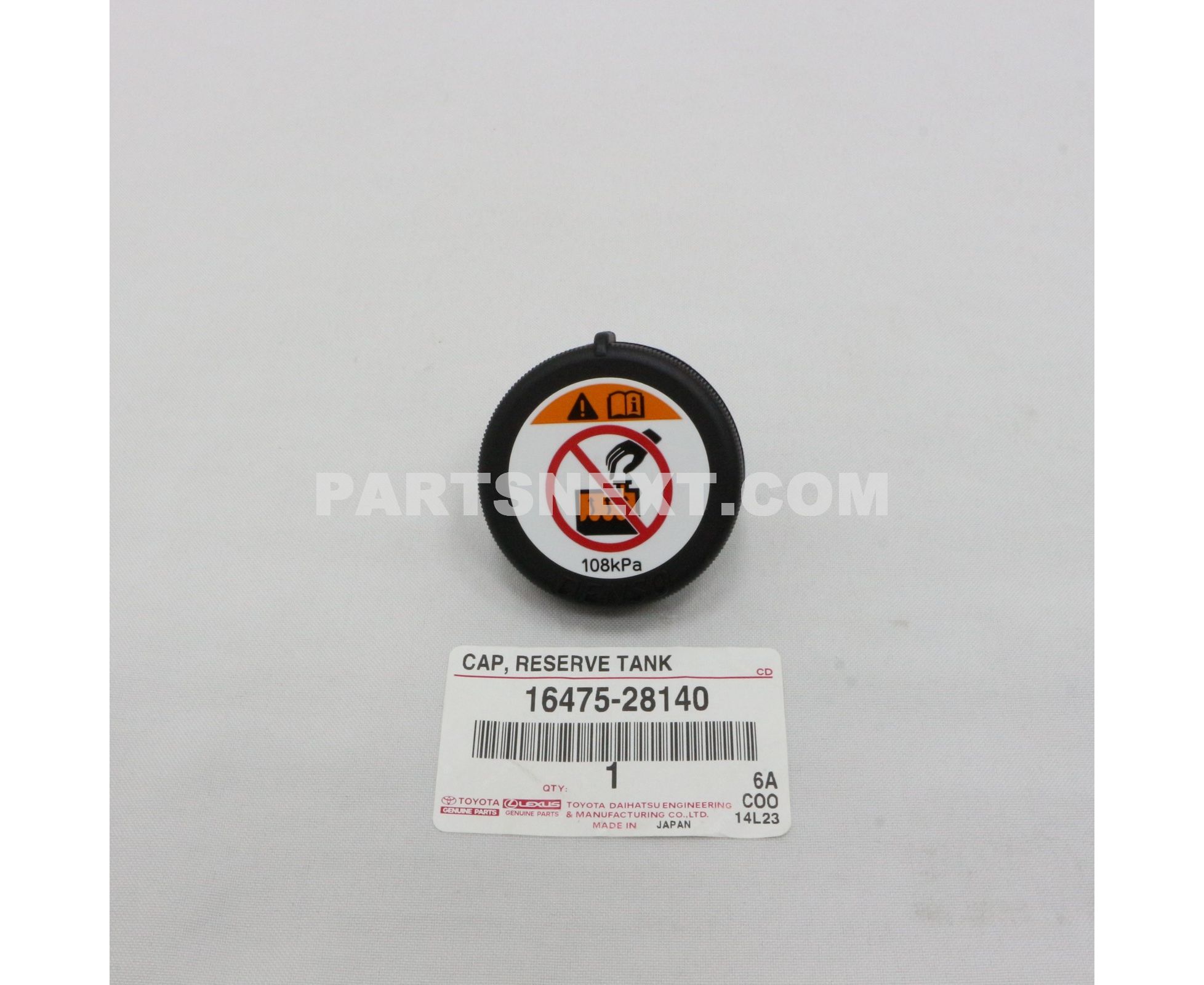 Toyota :: 16475-28140 CAP, RESERVE TANK