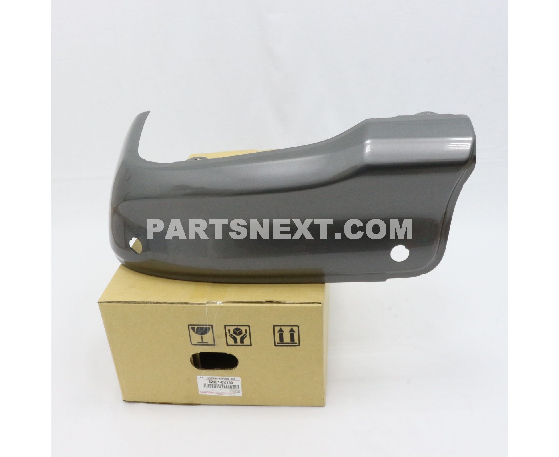 Toyota :: 52151-0K190 BAR RR BUMPER SIDE