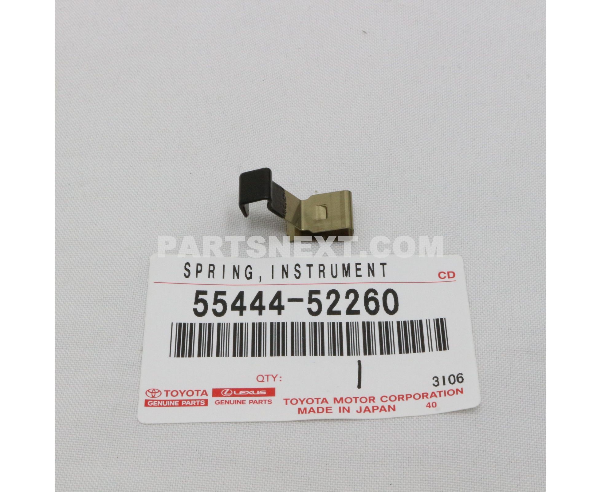 Toyota :: 55444-52260 SPRING, INSTRUMENT PANEL BOX