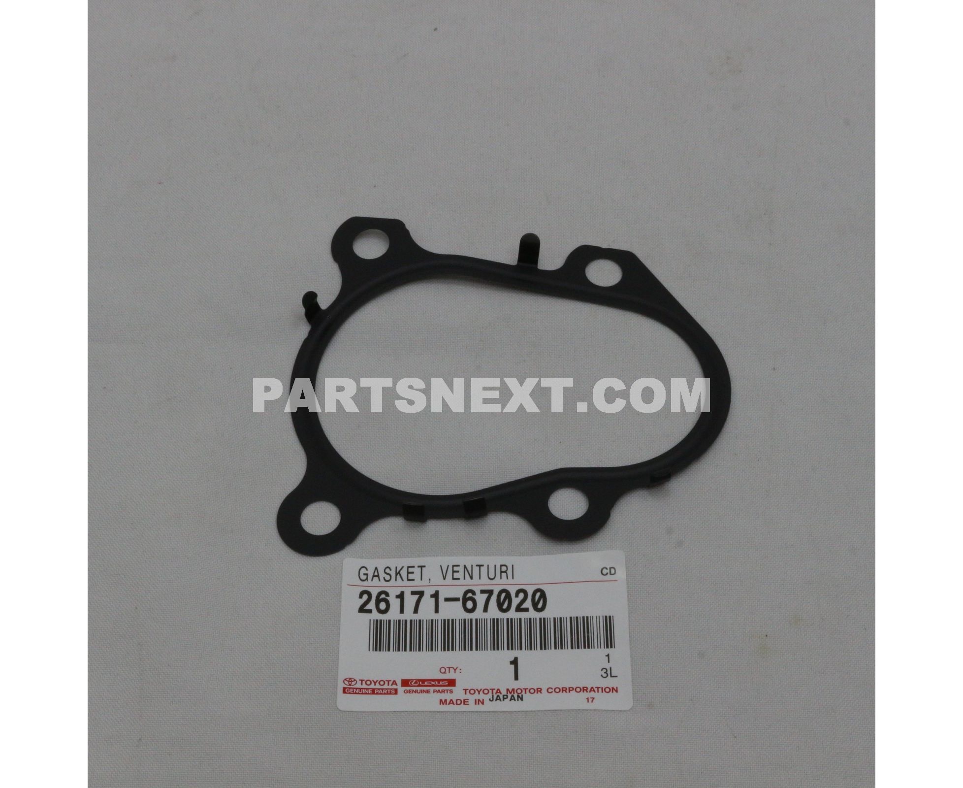 Toyota :: 26171-67020 GASKET, VENTURI