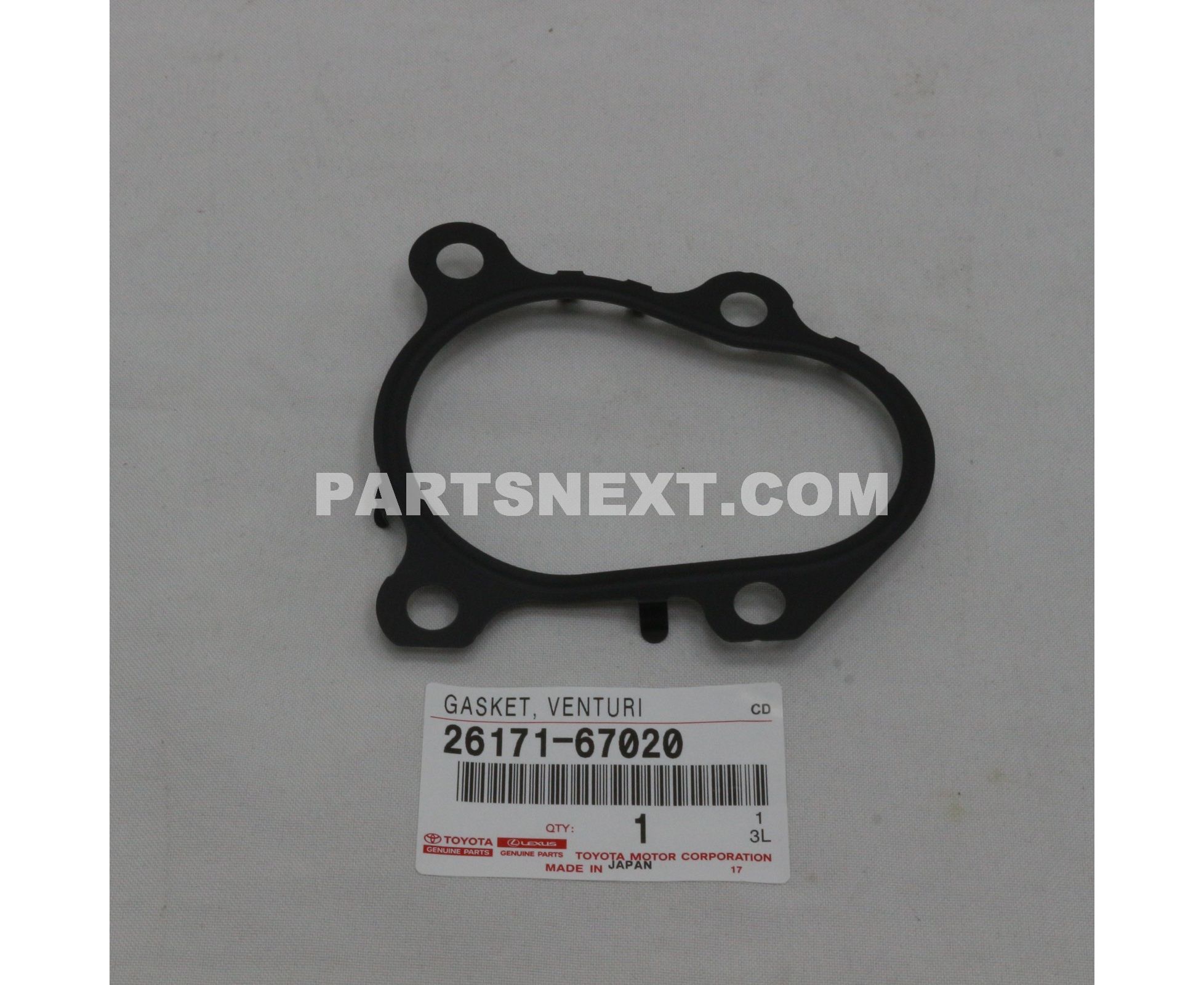 Toyota :: 26171-67020 GASKET, VENTURI