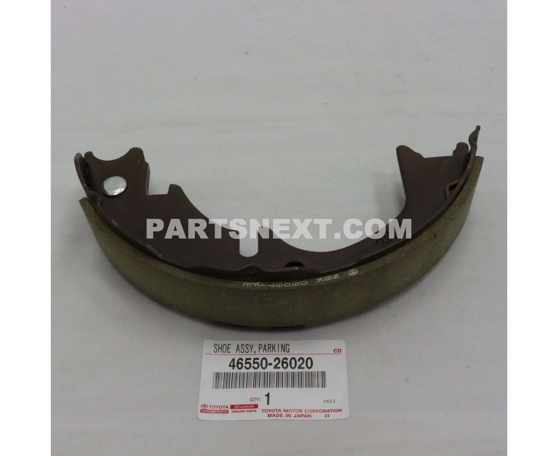 Toyota :: 46550-26020 SHOE ASSY PARKING