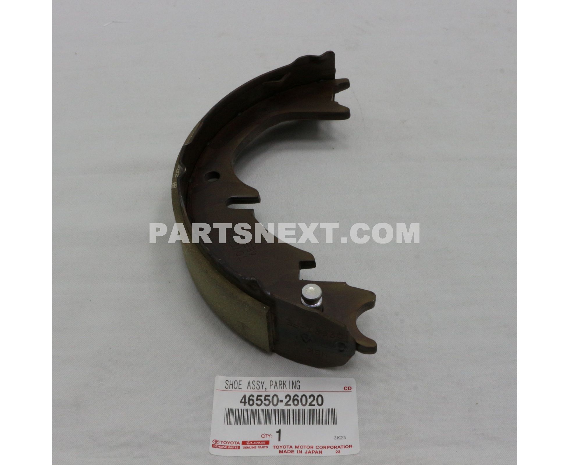 Toyota :: 46550-26020 SHOE ASSY PARKING