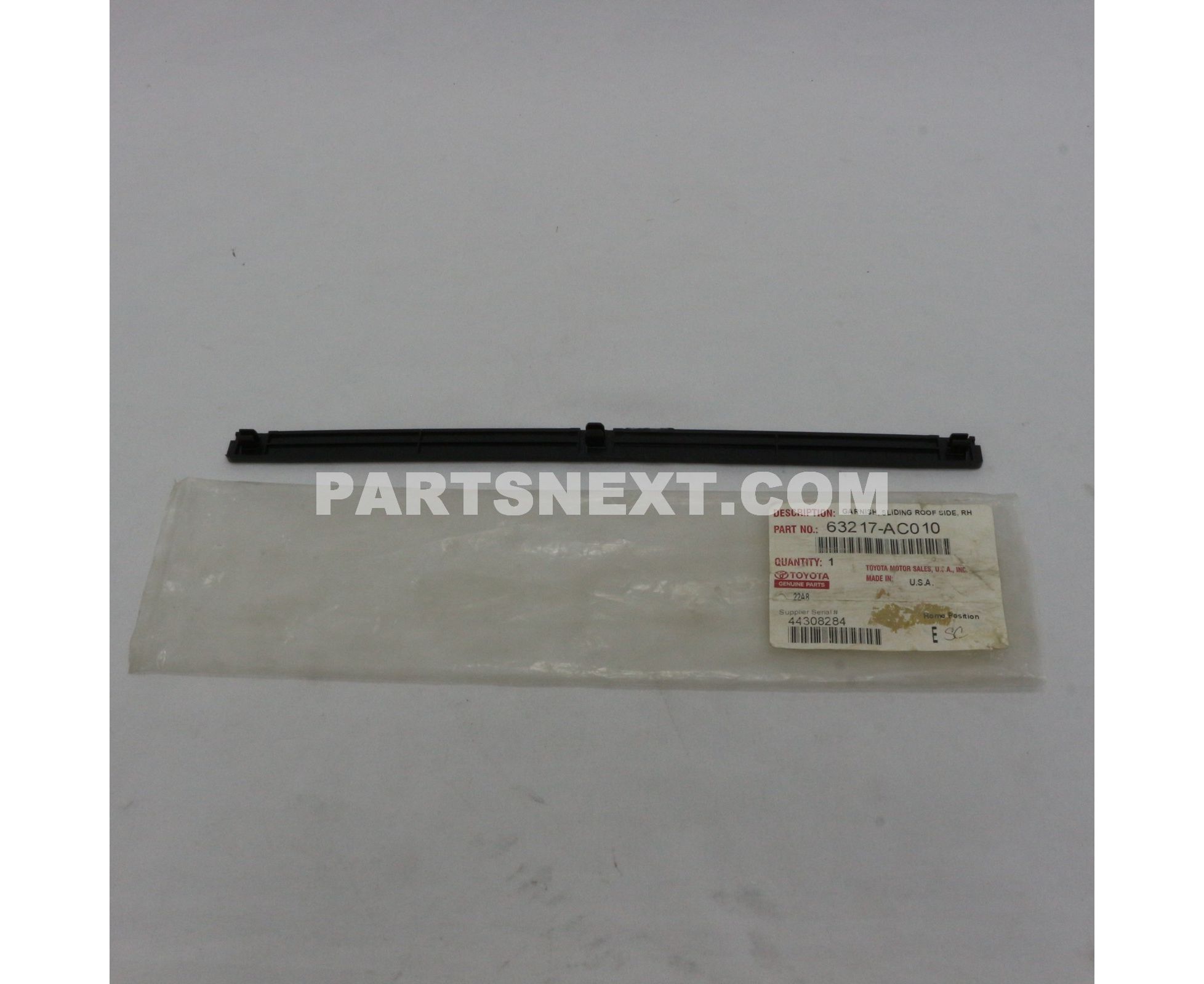 Toyota :: 63217-AC010 GARNISH, SLIDING ROOF SIDE, RH/LH