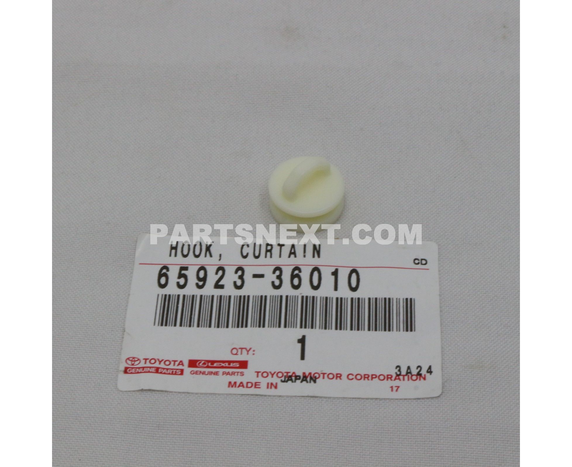 Toyota :: 65923-36010 HOOK, CURTAIN, NO.1