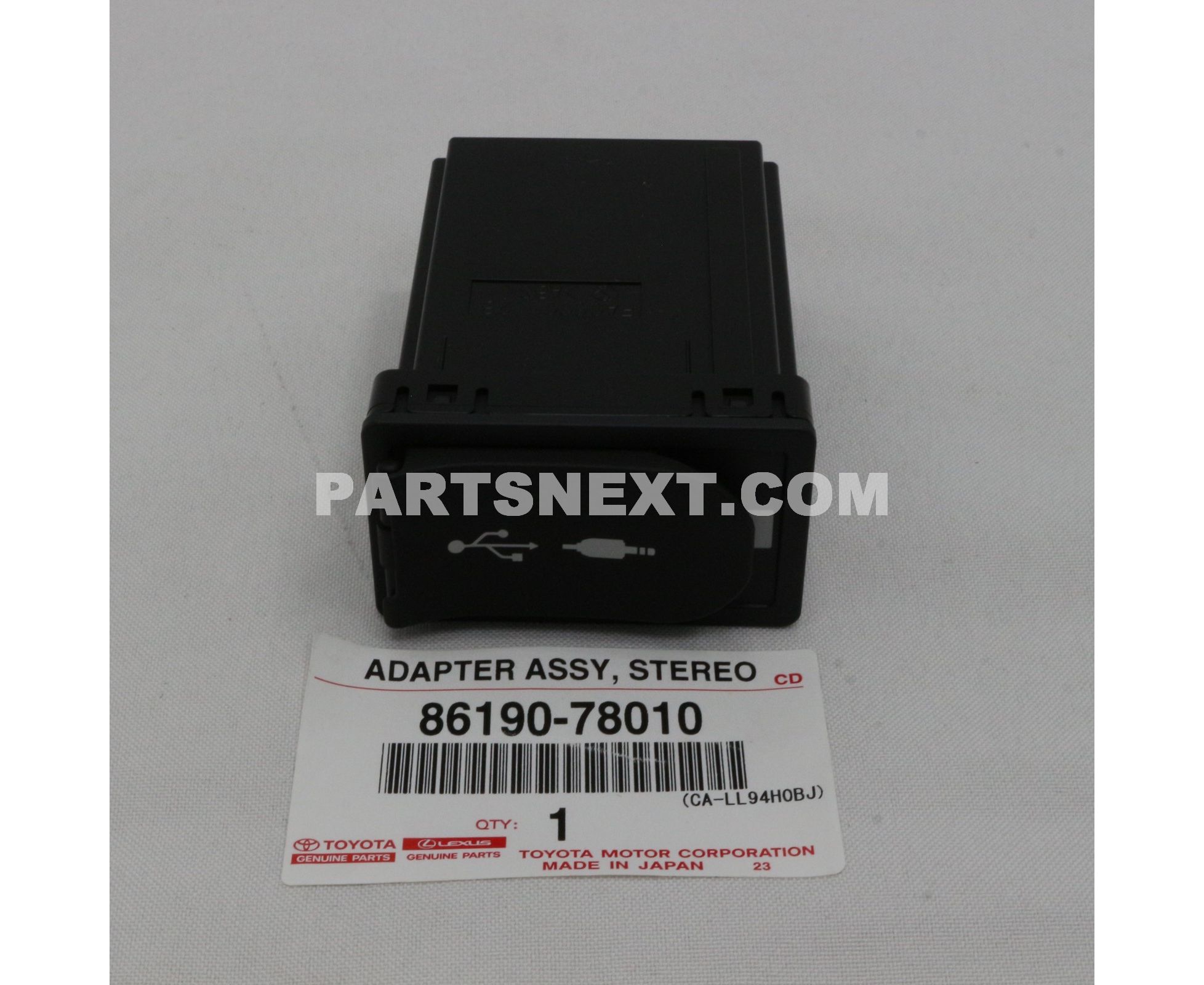 Toyota :: 86190-78010 ADAPTER ASSY, STEREO