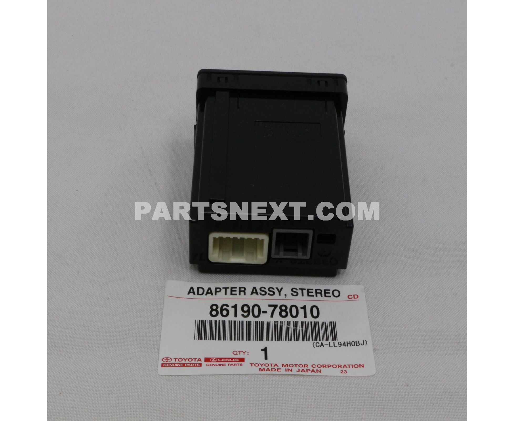 Toyota :: 86190-78010 ADAPTER ASSY, STEREO