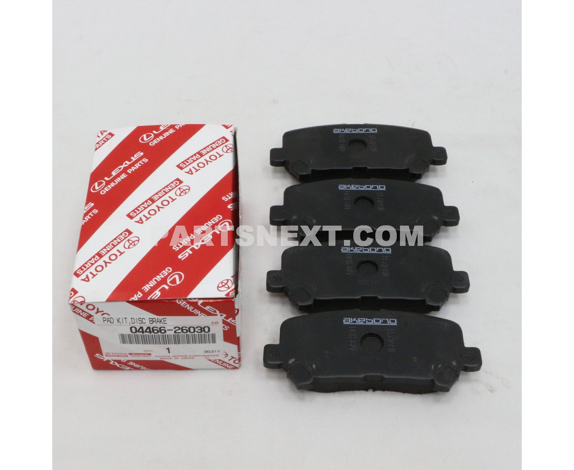 Toyota :: 04466-26030 PAD KIT DISC BRAKE