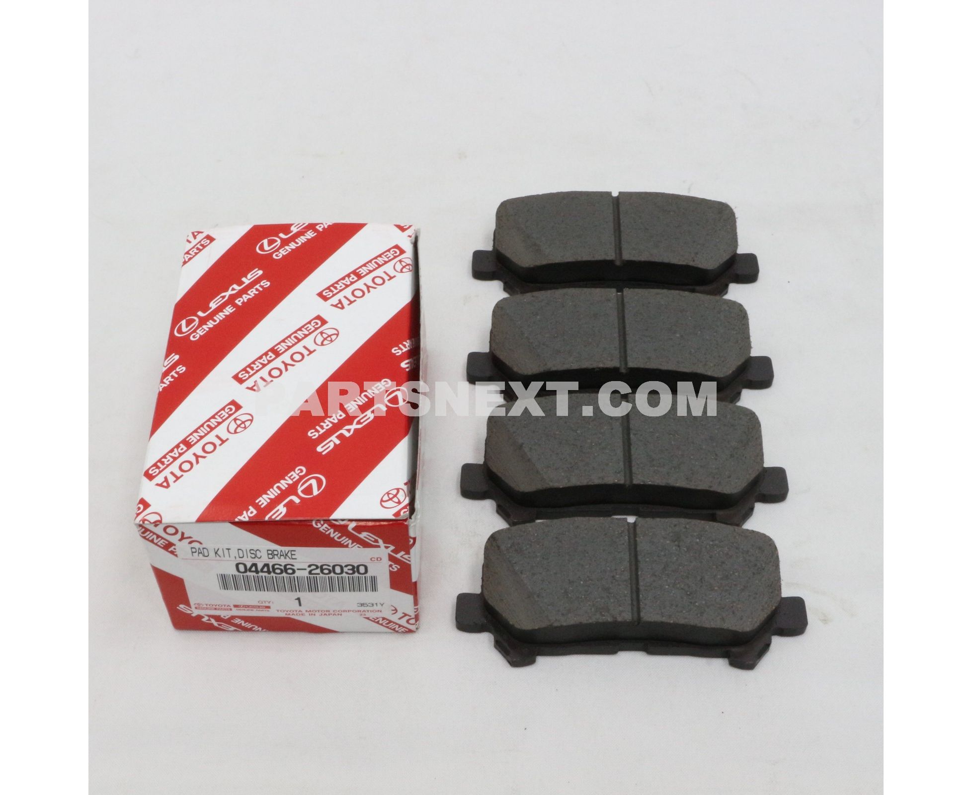 Toyota :: 04466-26030 PAD KIT DISC BRAKE