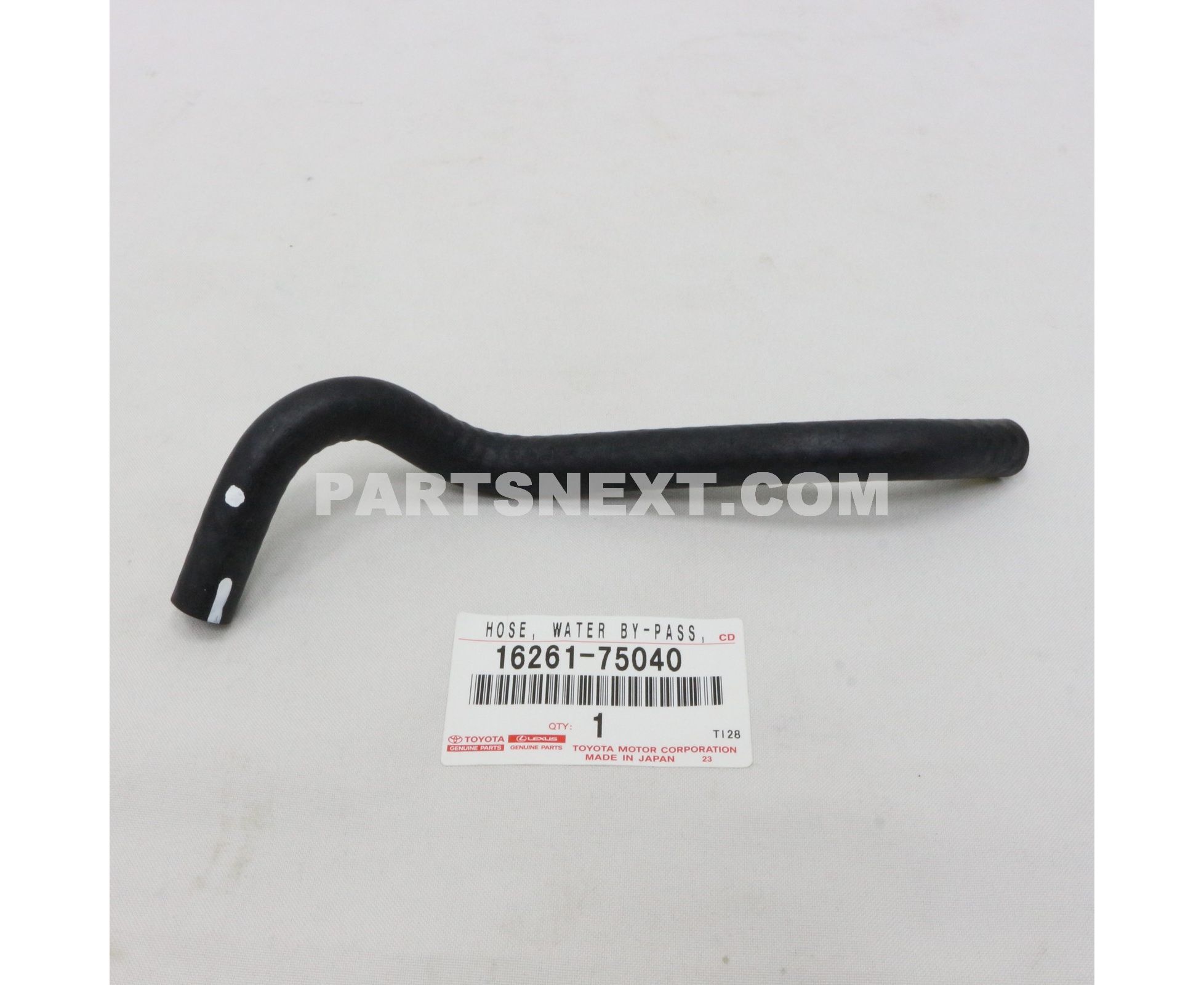 Toyota :: 16261-75040 HOSE, WATER BY-PASS
