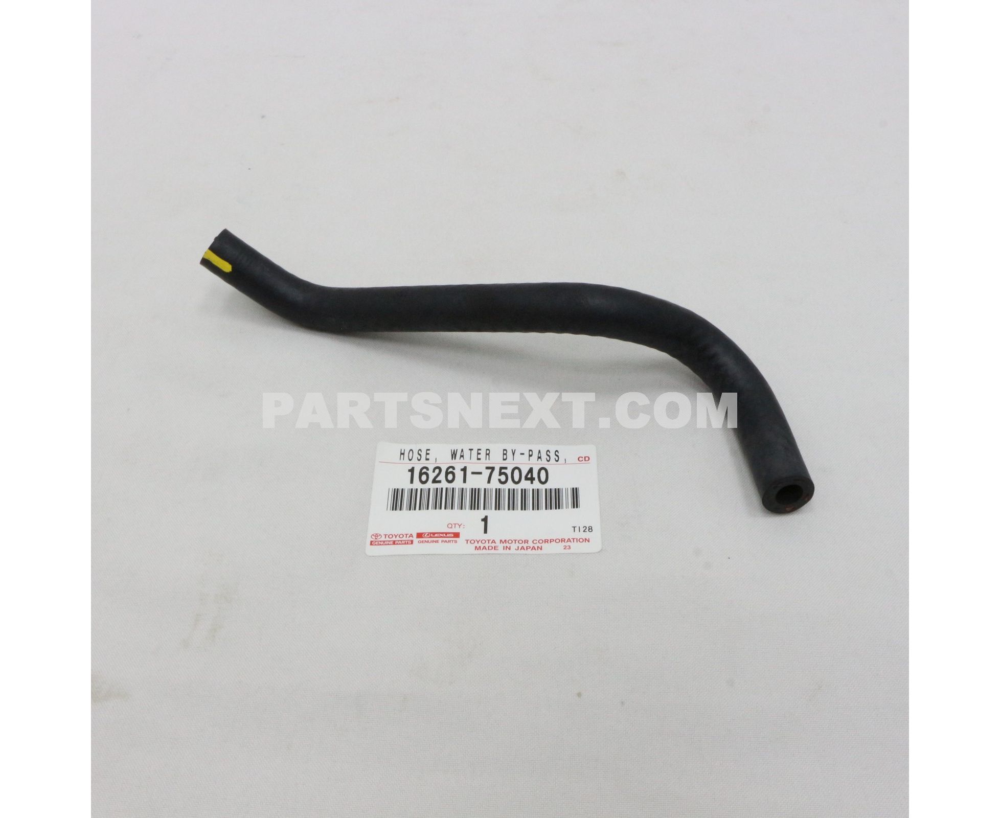 Toyota :: 16261-75040 HOSE, WATER BY-PASS