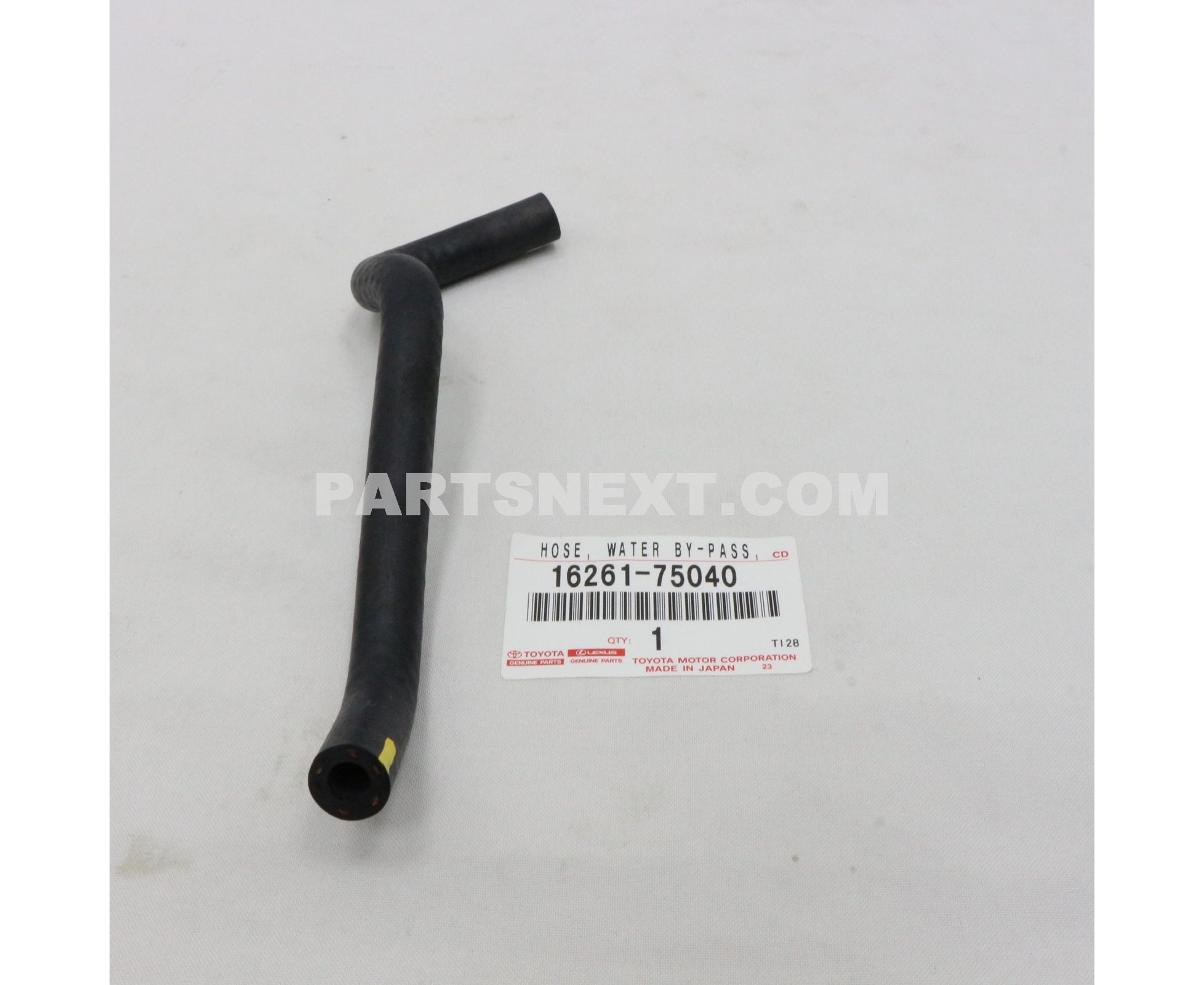 Toyota :: 16261-75040 HOSE, WATER BY-PASS