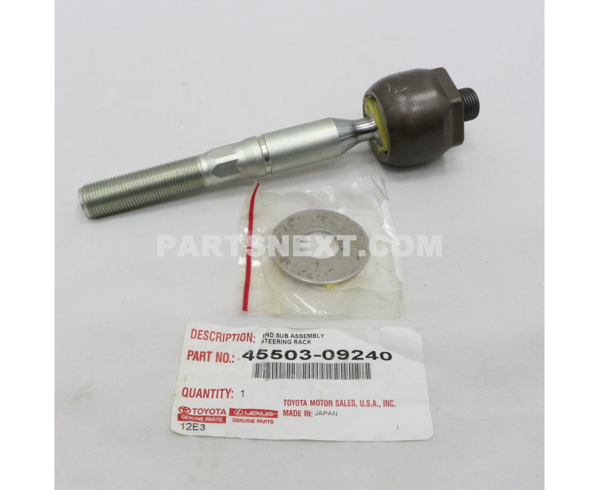 Toyota :: 45503-09240 END SUB-ASSY, STEERING RACK